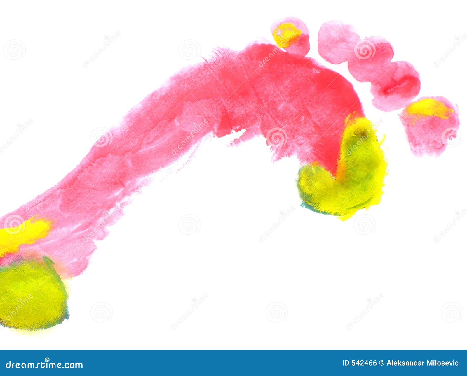 Footprint stock photo. Image of foot, abstract, finger - 542466