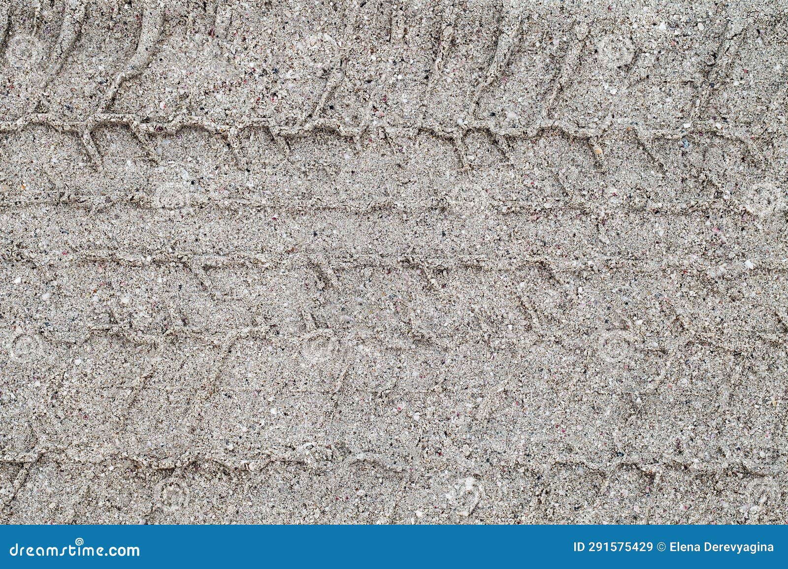 Footprint of a Car Wheel in the Sand Close-up Stock Image - Image of ...
