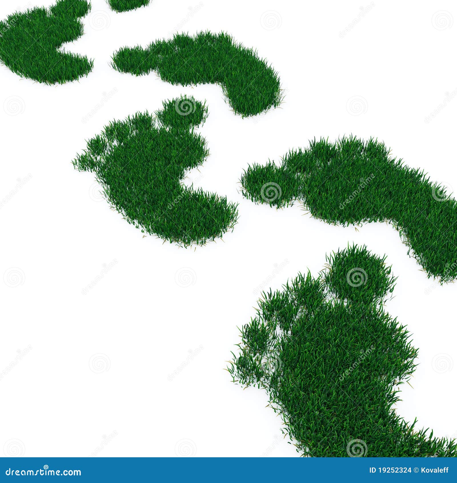 Footprint from grass stock illustration. Illustration of escape - 19252324