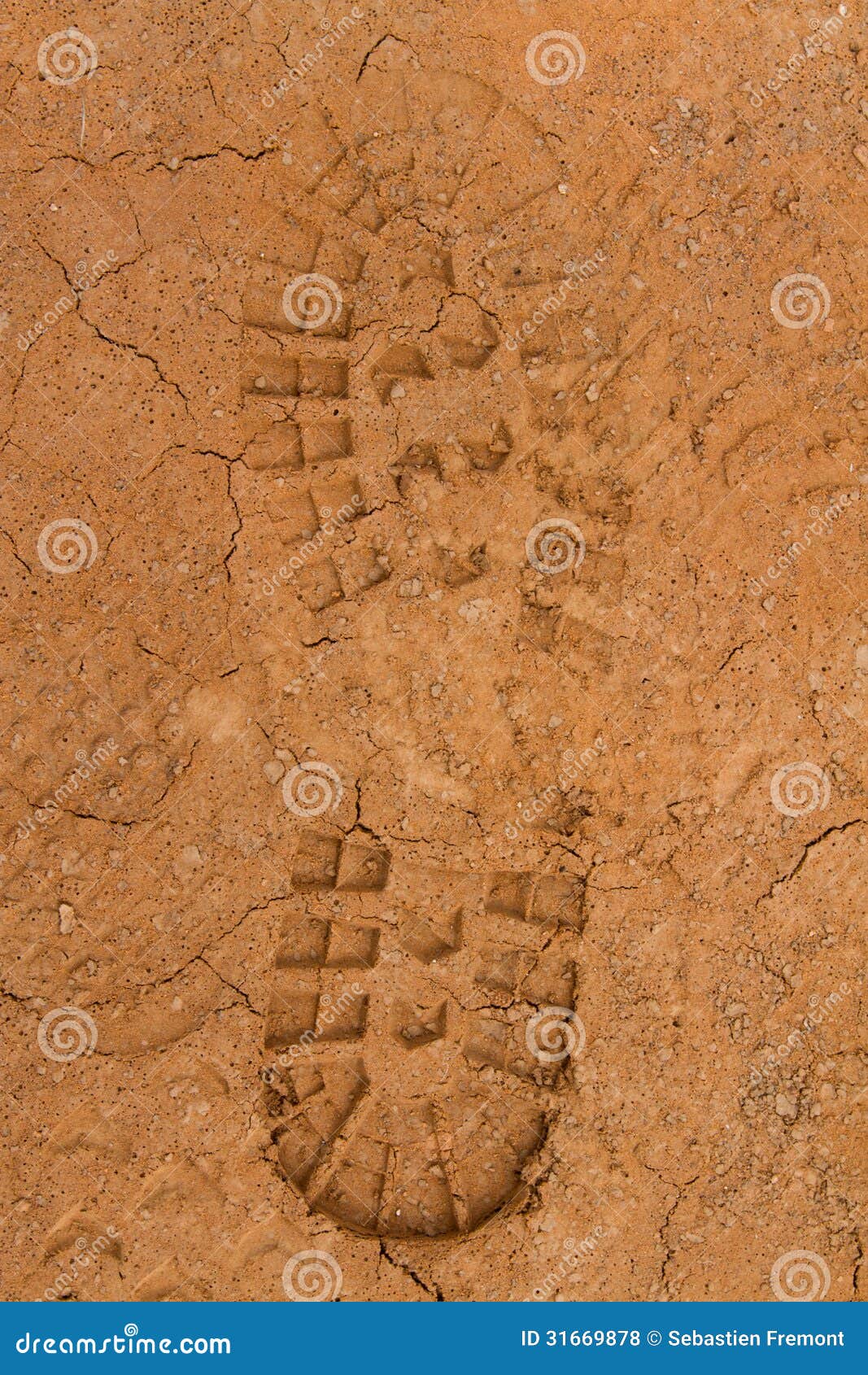 Footprint stock photo. Image of abstrat, sole, hiking - 31669878