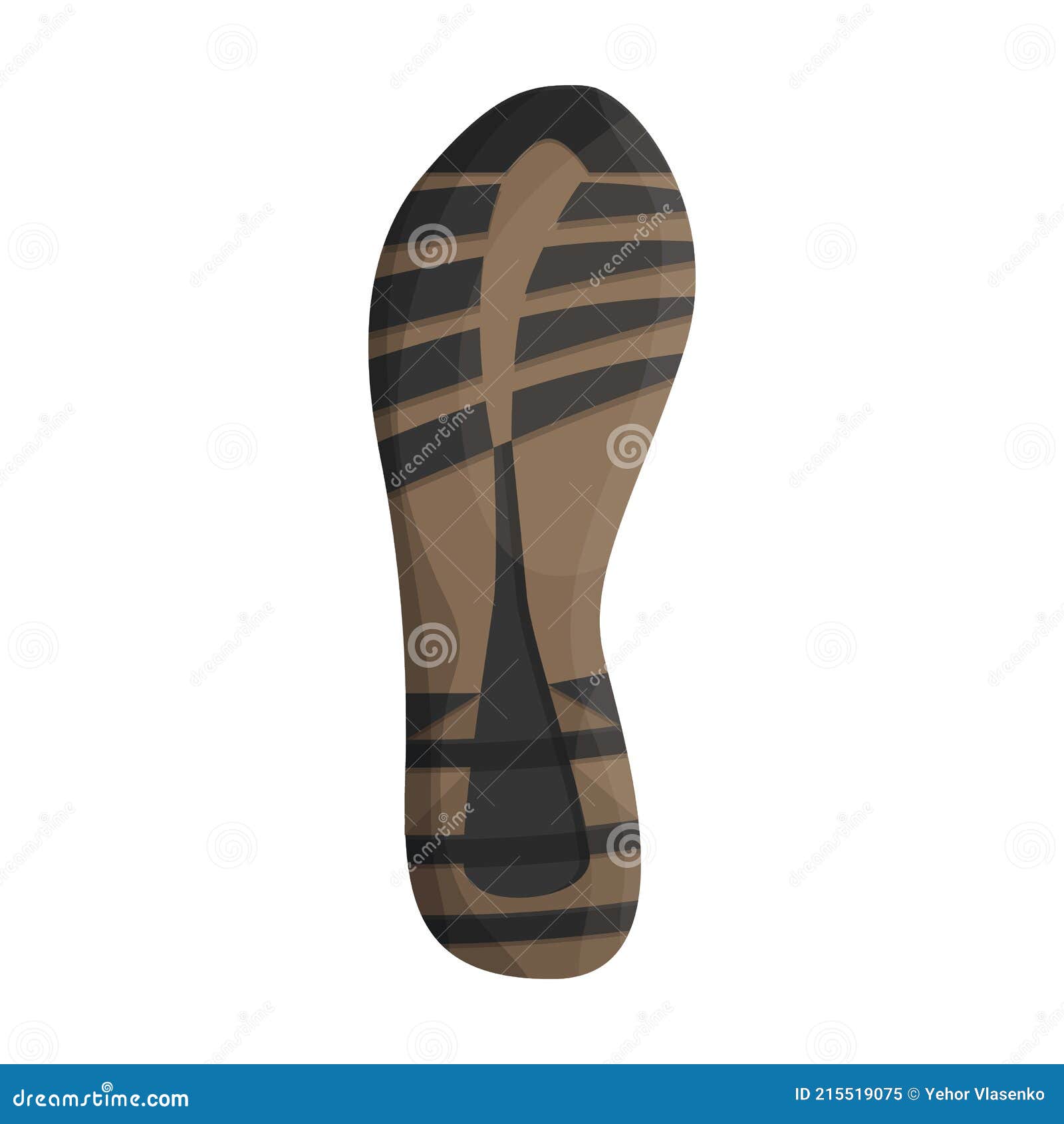 Footprint Vector Icon.Cartoon Vector Icon Isolated on White Background ...