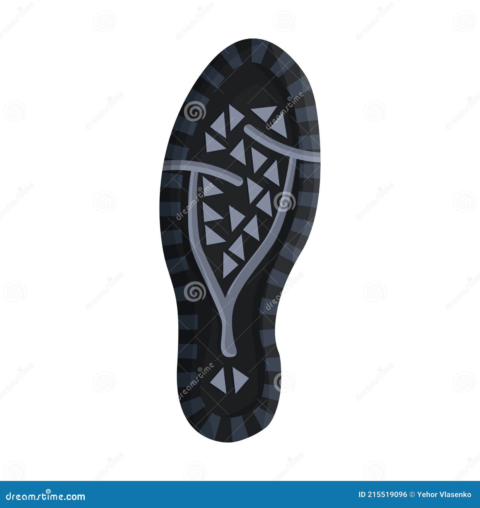 Footprint Vector Icon.Cartoon Vector Icon Isolated on White Background ...