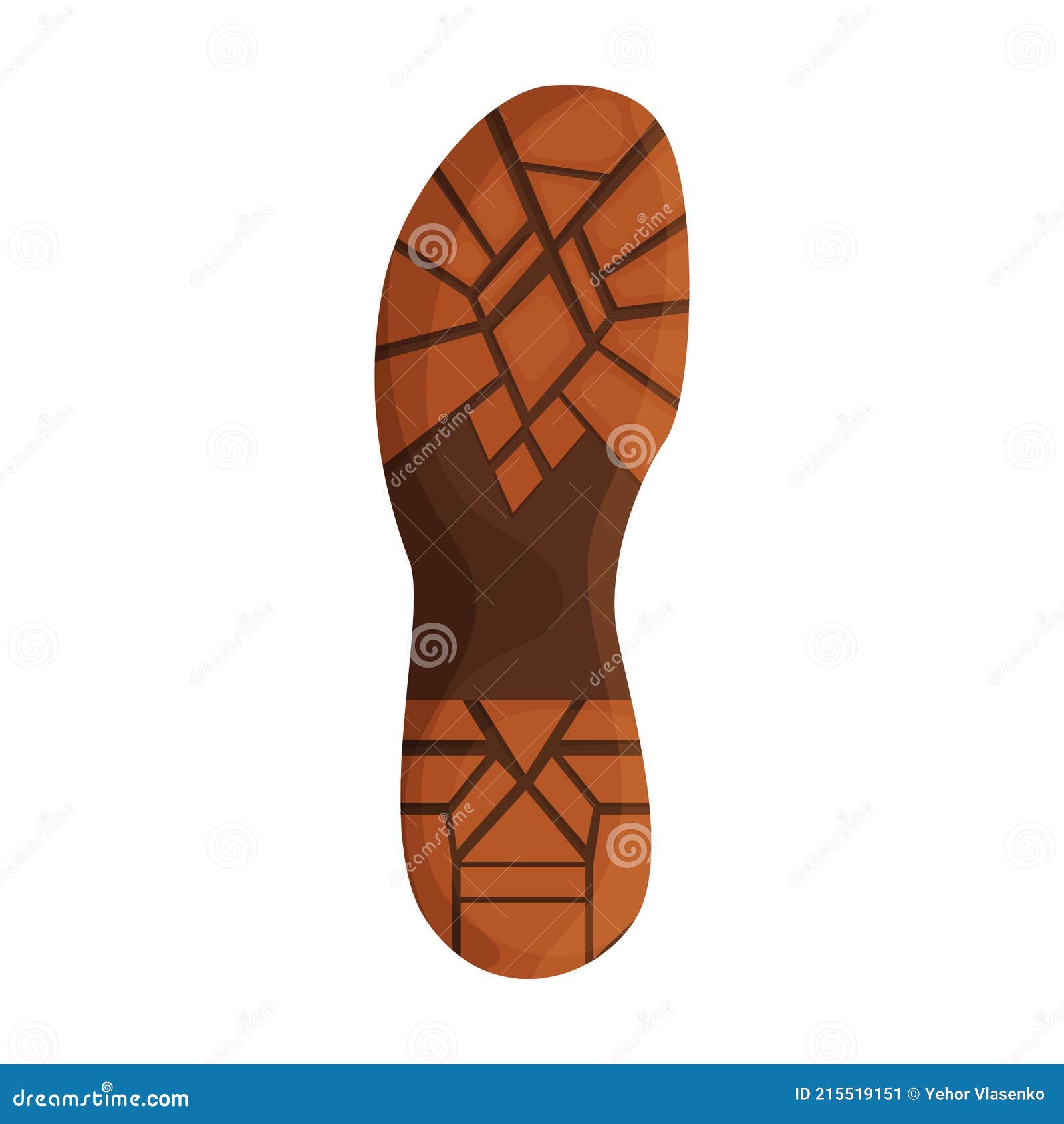 Footprint Vector Icon.Cartoon Vector Icon Isolated on White Background ...