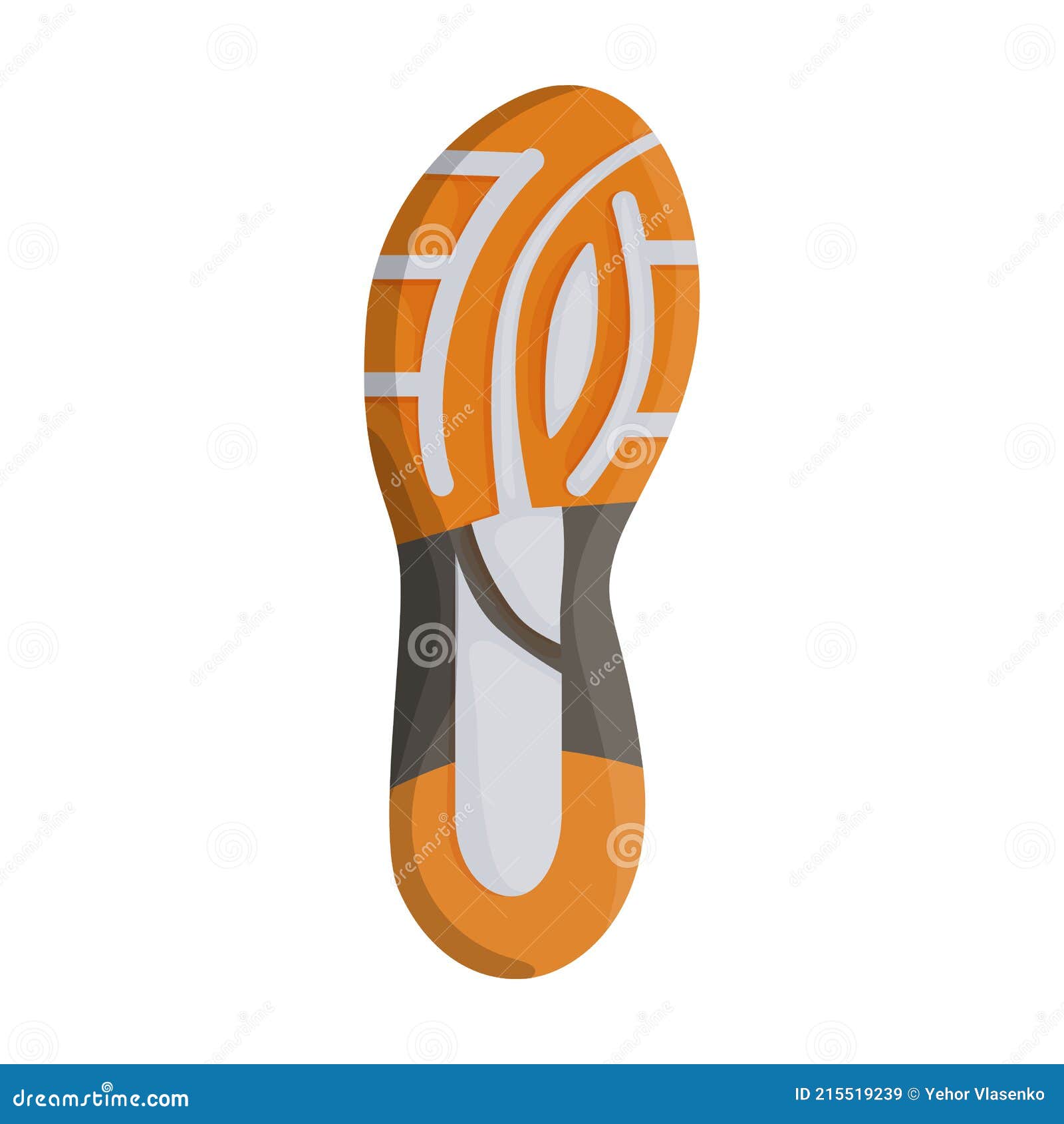 Footprint Vector Icon.Cartoon Vector Icon Isolated on White Background ...