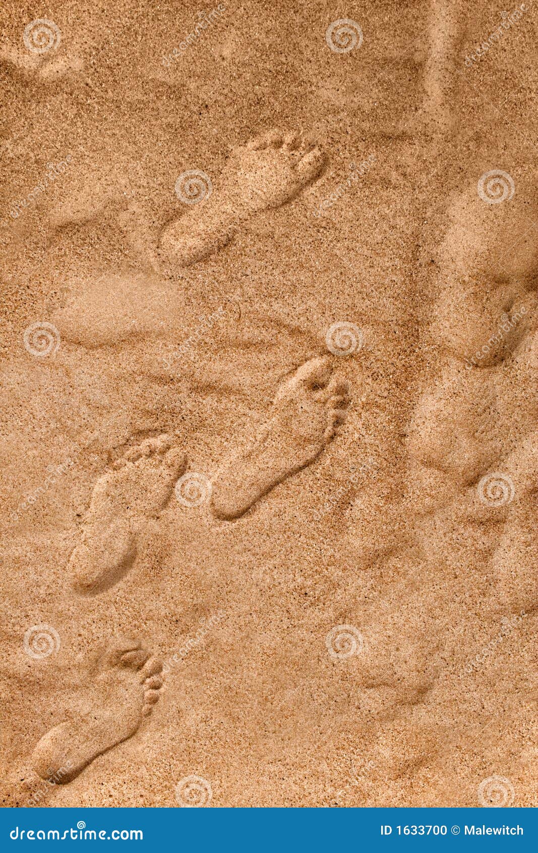 Footprints-1 stock photo. Image of curve, foot, sand, footsteps - 1633700