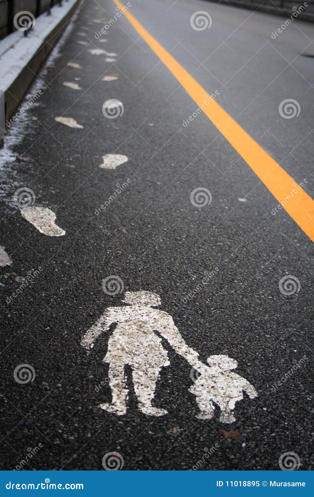 Footprints stock image. Image of caution, footprints - 11018895