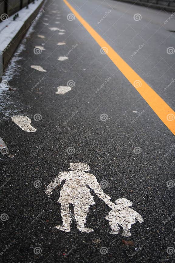 Footprints stock image. Image of caution, footprints - 11018895