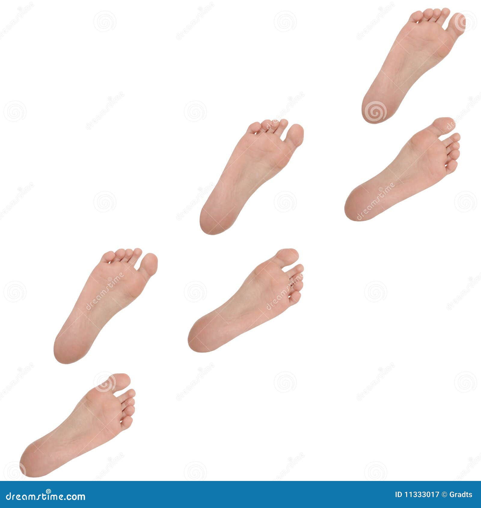 Footprints stock image. Image of footprint, studio, barefooted - 11333017