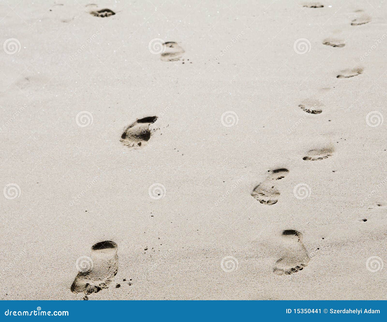Footprints stock image. Image of loneliness, foot, scene - 15350441
