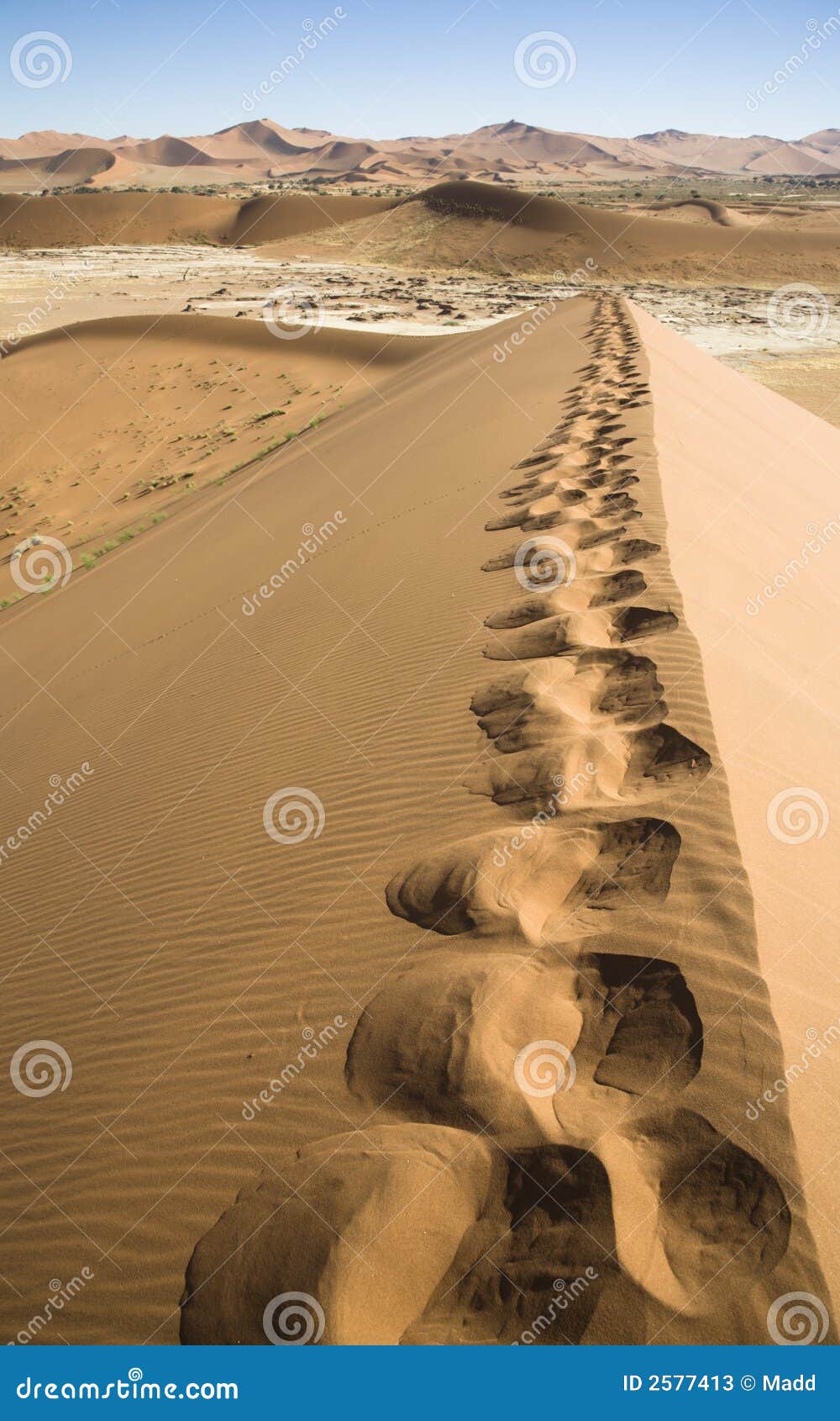 Footprints stock image. Image of footmark, lonesome, outdoors - 2577413