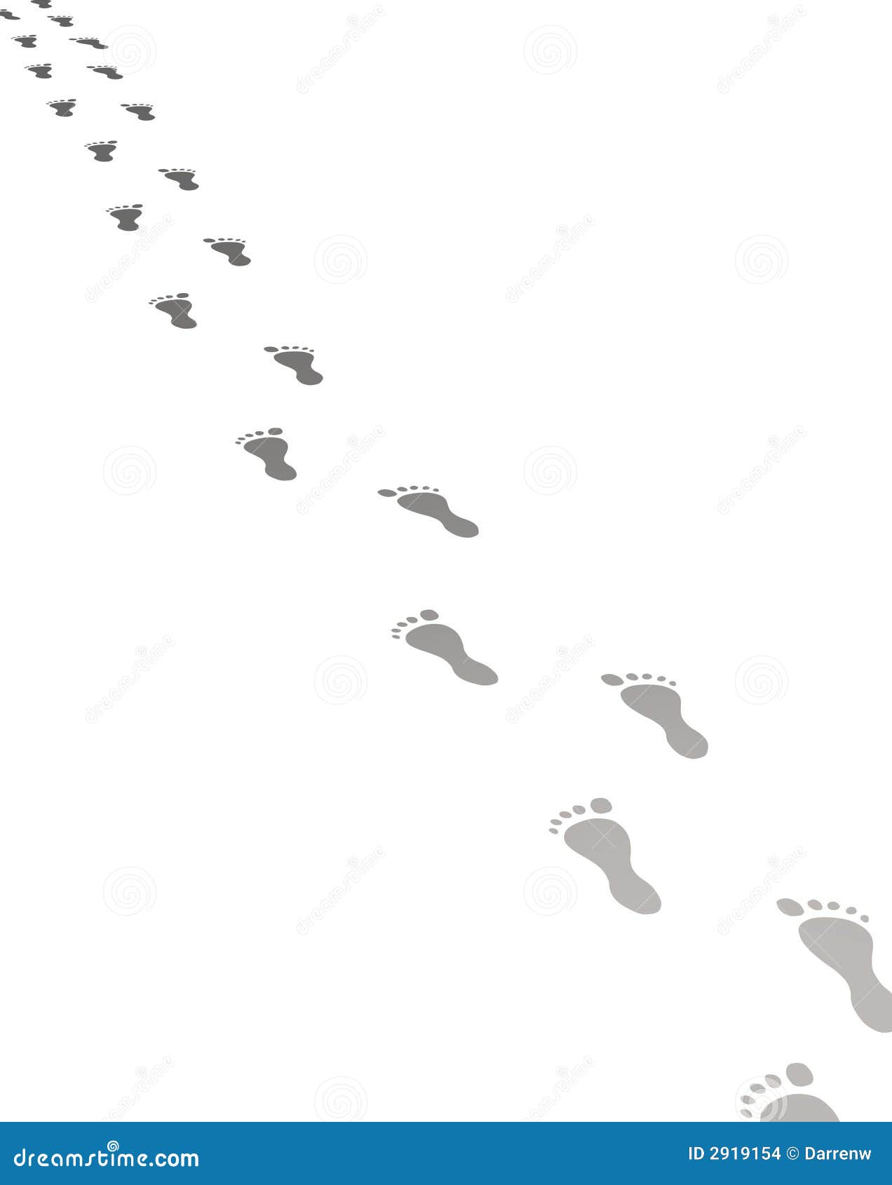 Footprints stock illustration. Illustration of darrenw - 2919154
