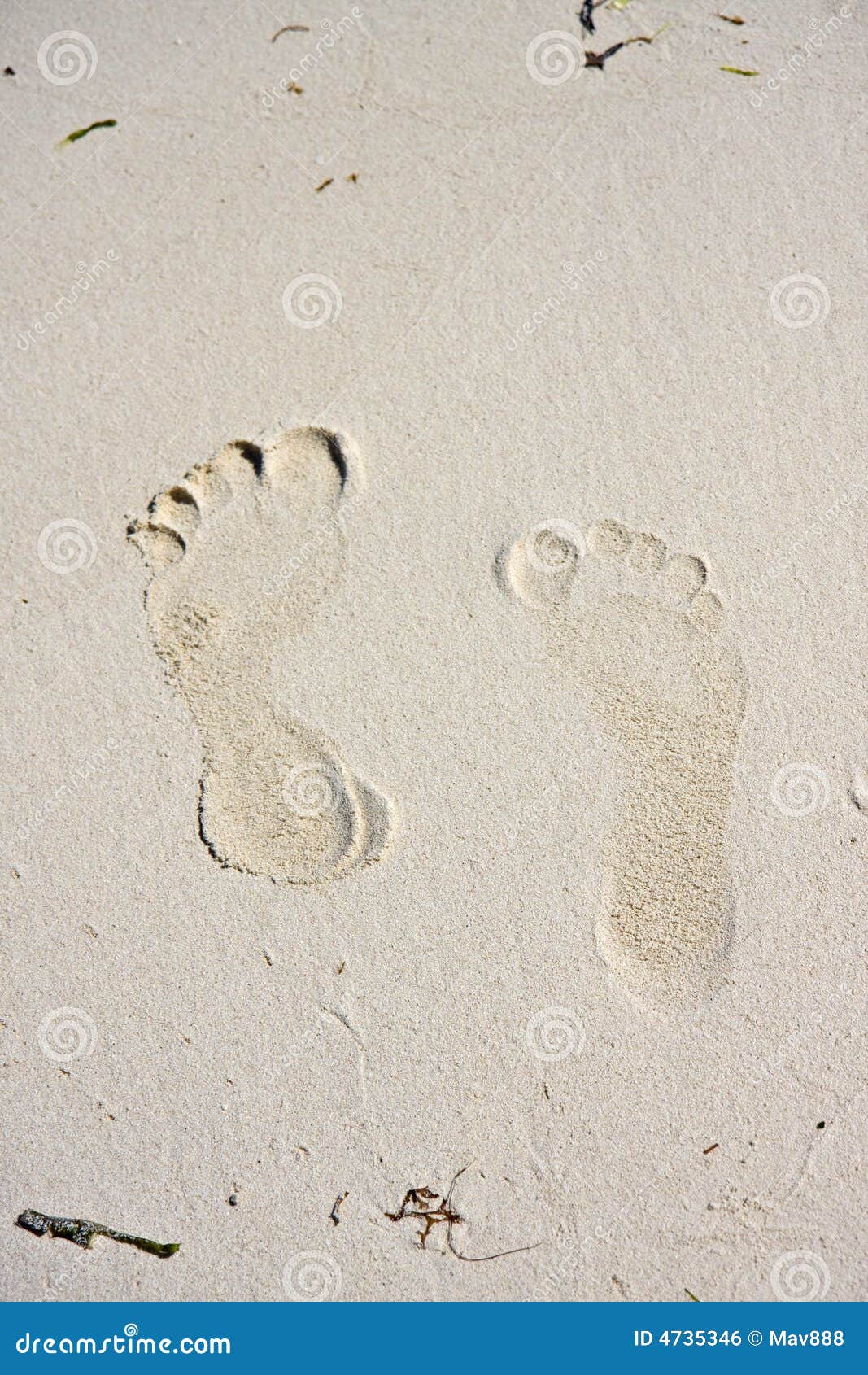 Footprints stock photo. Image of peace, prints, white - 4735346