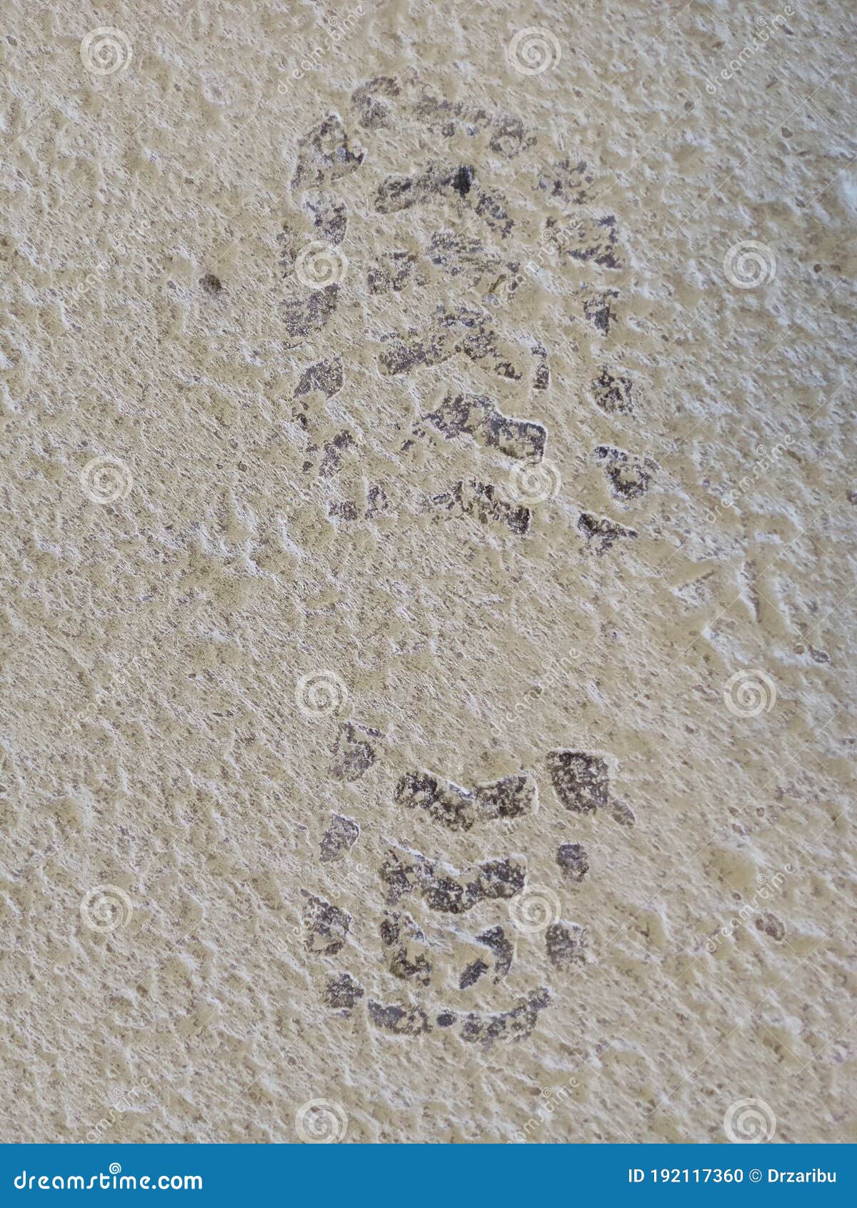 Footprints on crime scene stock photo. Image of resolve - 192117360