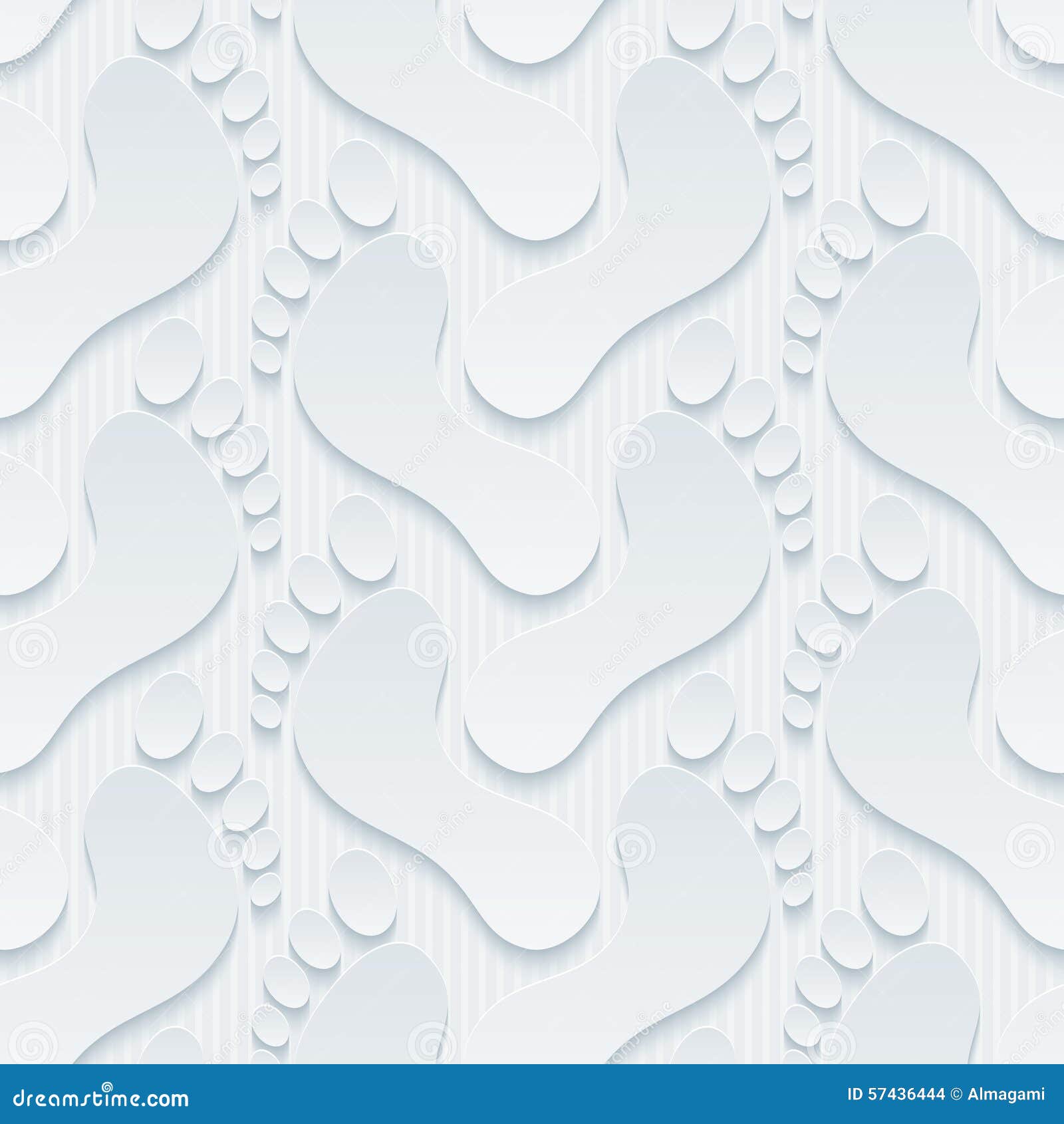 Footprints 3d Seamless Wallpaper. Stock Vector - Illustration of design ...