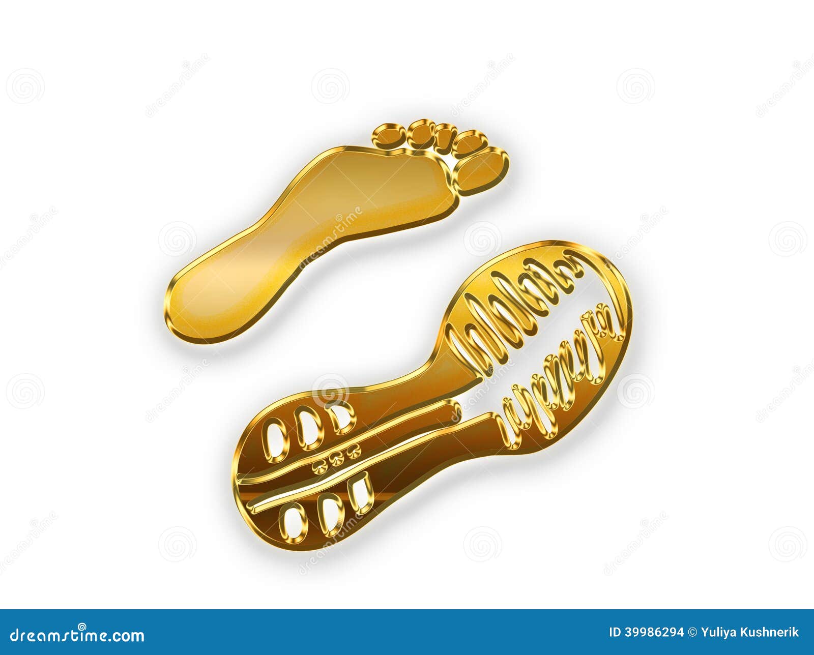 Golden Footprints Of Lord Mahalaxmi Devi. Line Work Of Footprints ...