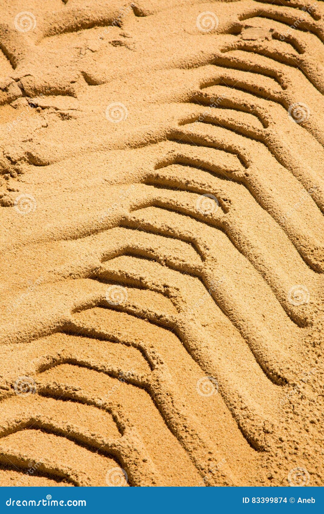 Footprints of an Off-road Car Stock Photo - Image of desert, wheel ...