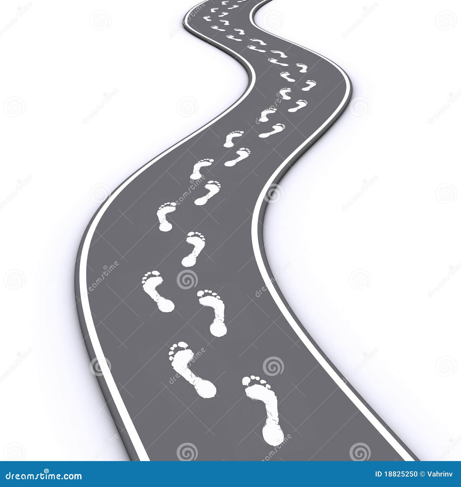 Road Footprints Stock Illustrations – 463 Road Footprints Stock ...