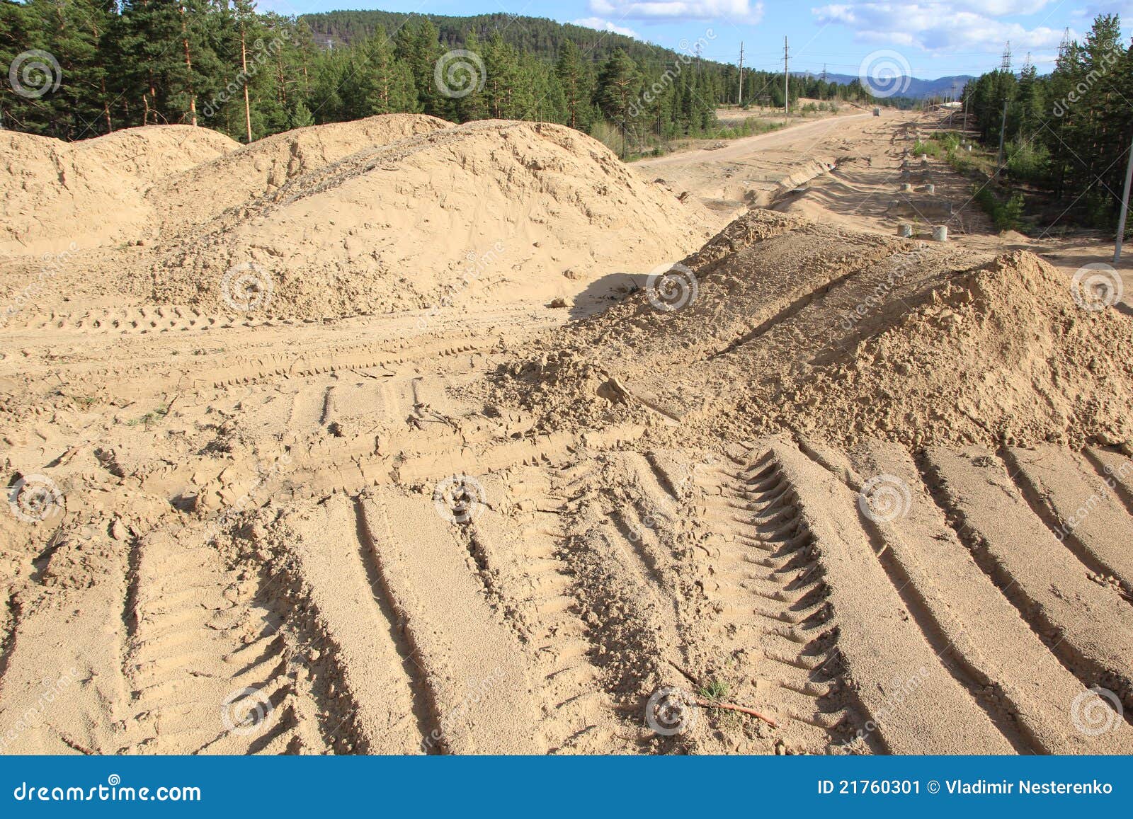 Footprints in the Sand Protectors Stock Image - Image of dusty, line ...