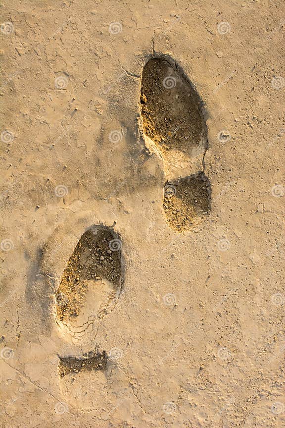 Footstep Pattern on As Abstract Grunge Background Stock Photo - Image ...