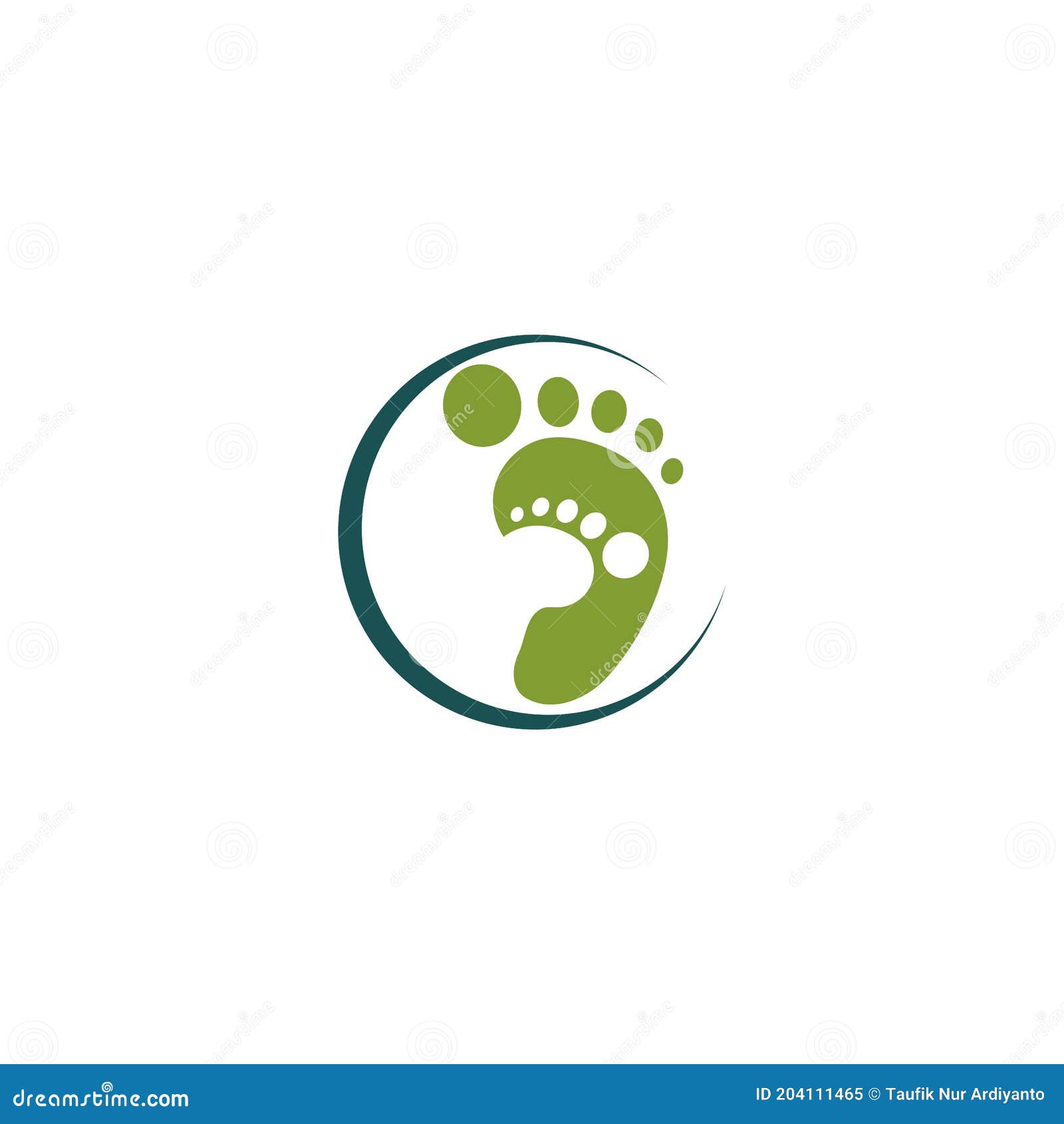 Footsteps Logo Icon Design Template Stock Illustration - Illustration ...