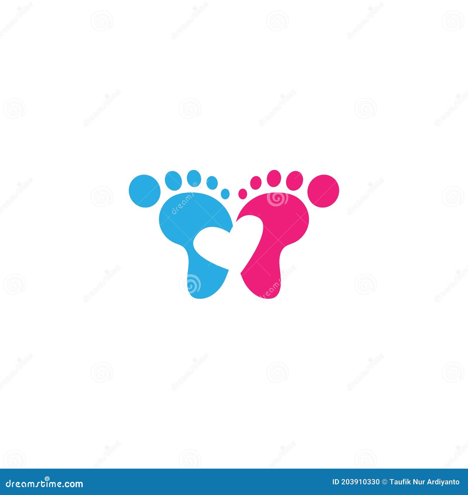 Footsteps Logo Design Concept Template Vector Illustration ...