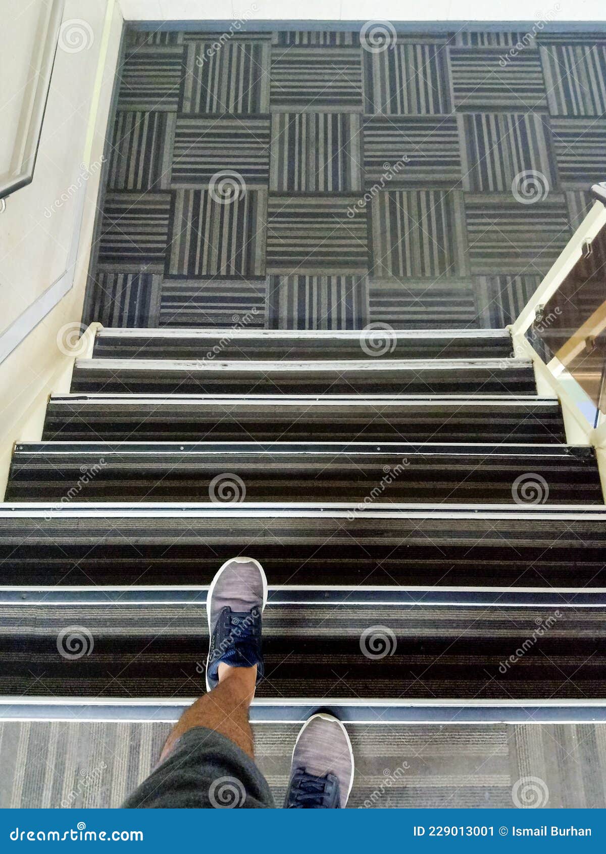 Footsteps through the Stairs on a Ship Stock Image - Image of wall ...