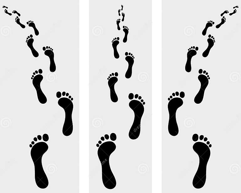 Footsteps stock illustration. Illustration of shape, health - 48852523