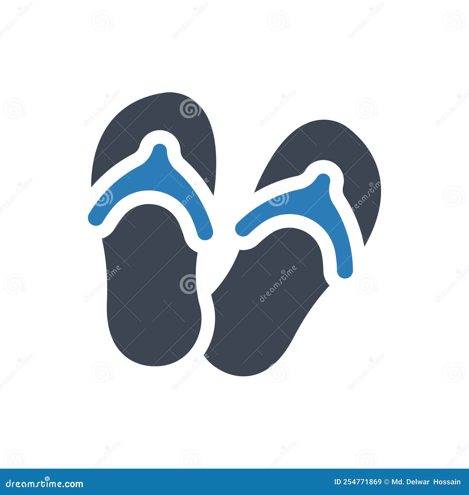 Footwear icon stock vector. Illustration of vector, icon - 254771869