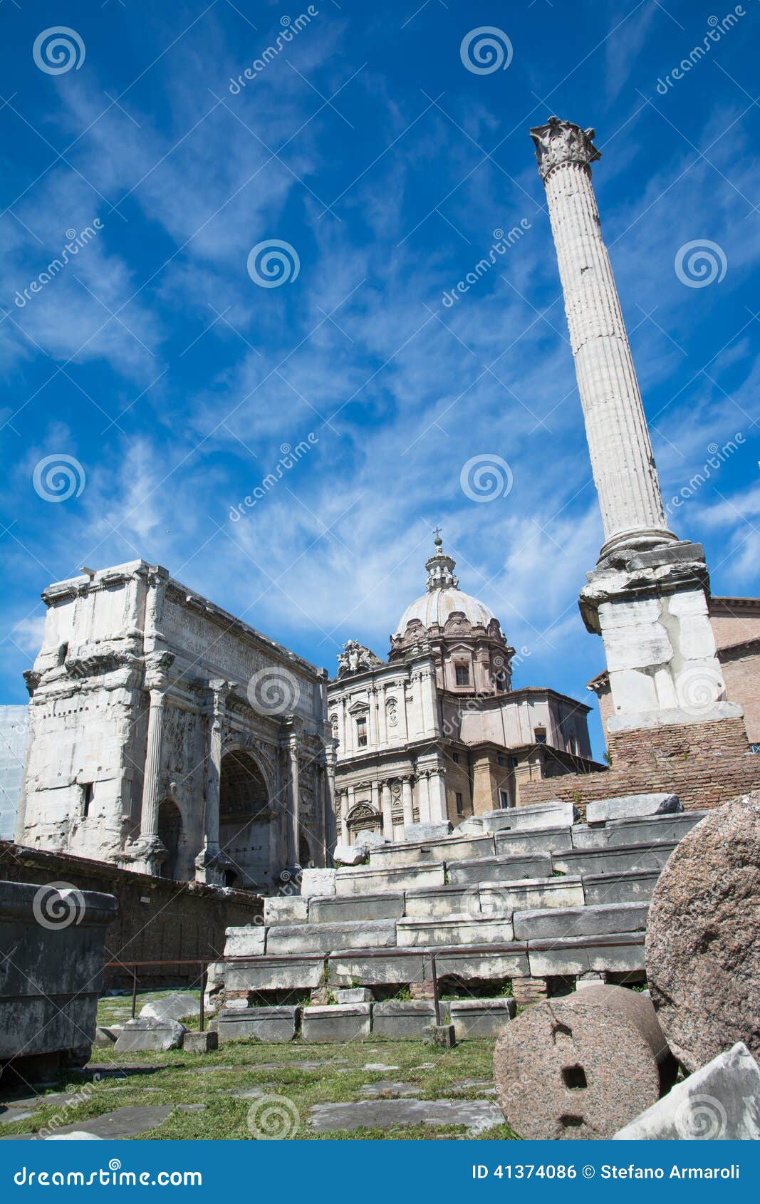 Fora roman rome arkivfoto. Bild av europa, roman, mättnad - 41374086