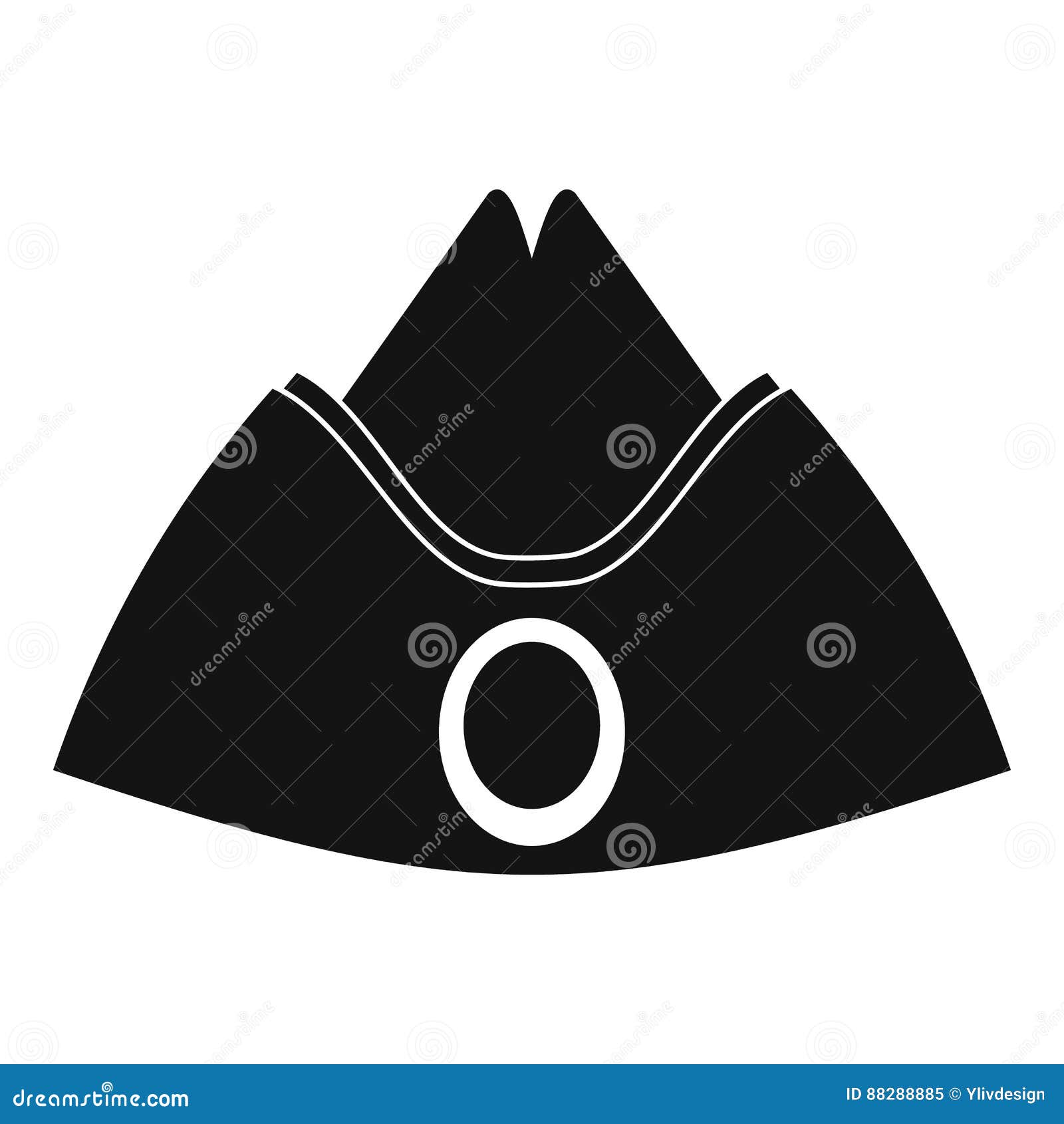 Forage Cap Icon, Simple Style Stock Vector - Illustration of icon ...