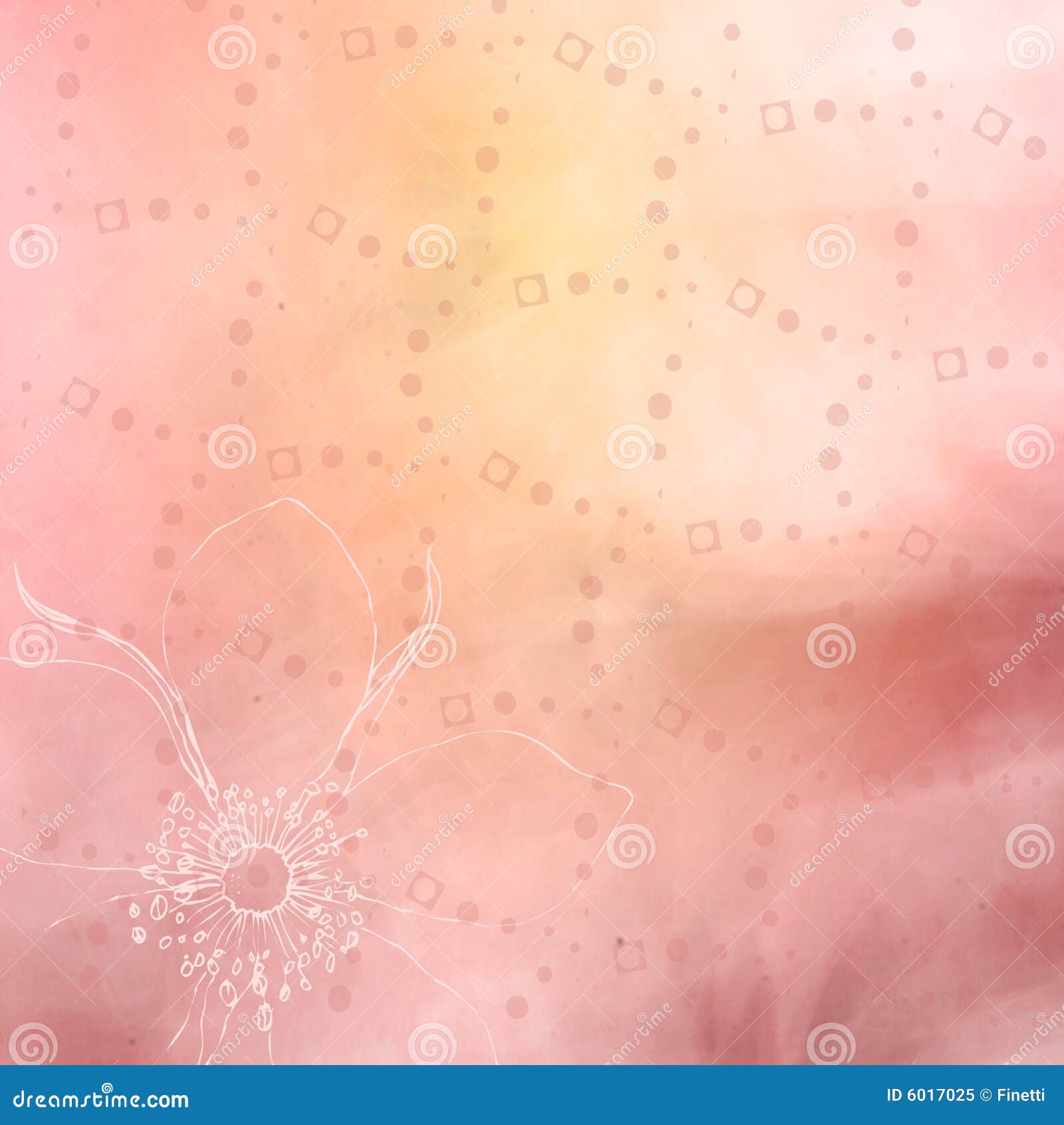 Foral Background With Kathakali Dancer Showing Incredible India Cartoon ...