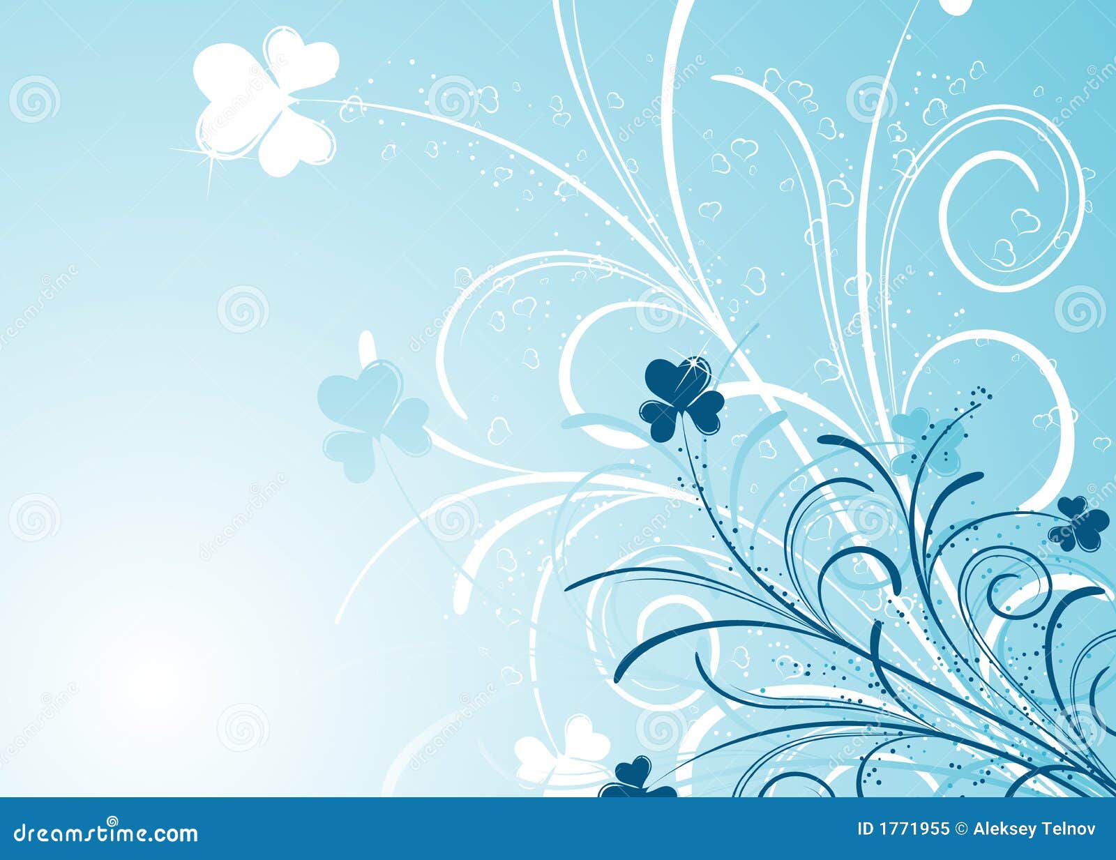 Foral background, vector stock vector. Illustration of drawing - 1771955