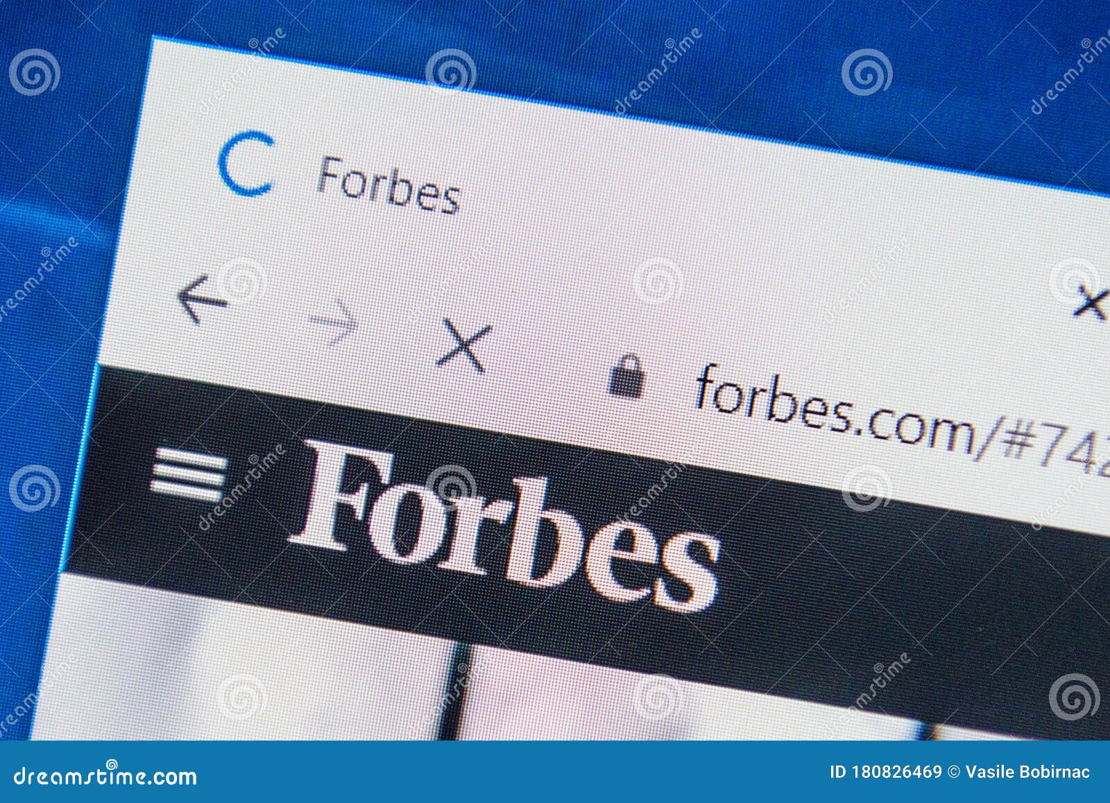 Forbes.com Web Site. Selective Focus. Editorial Stock Image - Image of ...