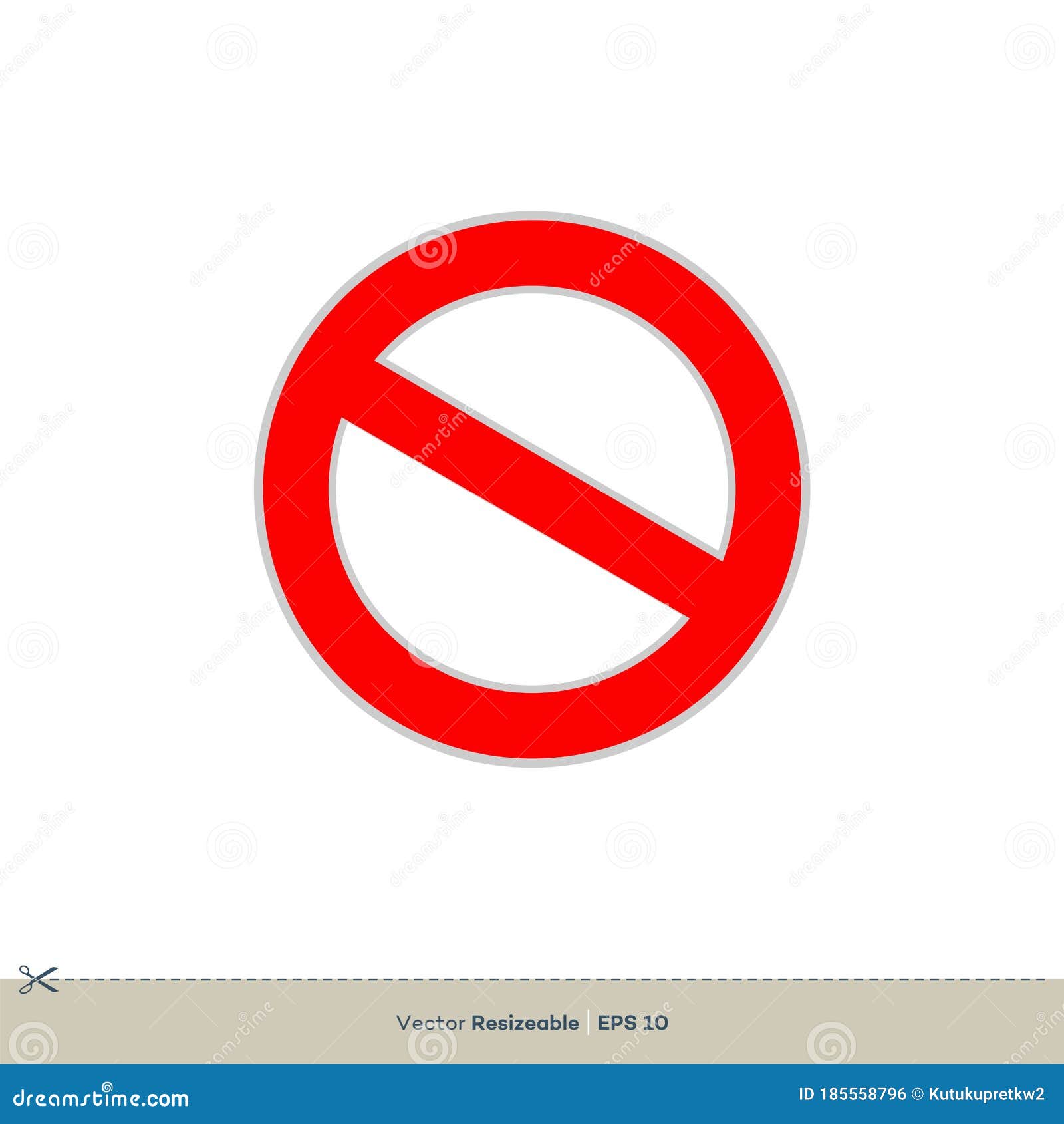 Forbid Sign Vector Logo Template Illustration Design. Vector EPS 10 ...