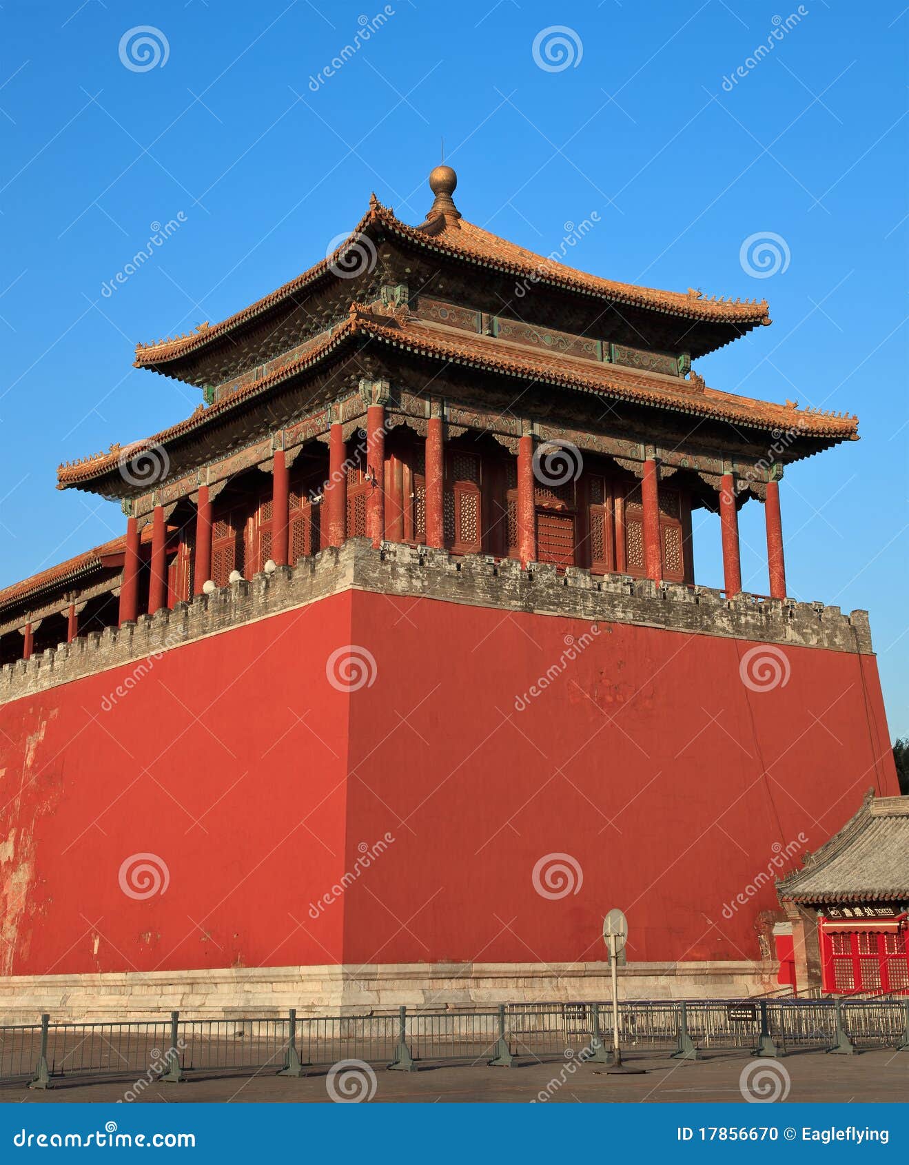 Forbidden City stock photo. Image of beijing, monument - 17856670