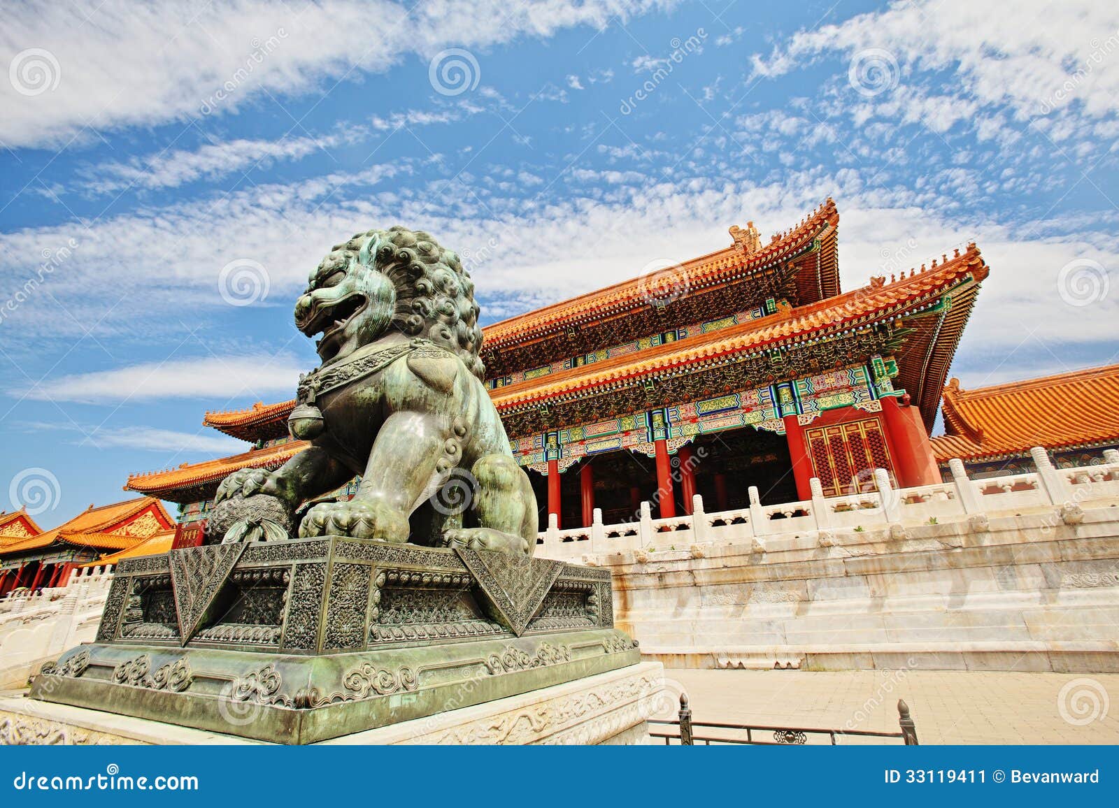 The Forbidden City stock image. Image of architecture - 33119411