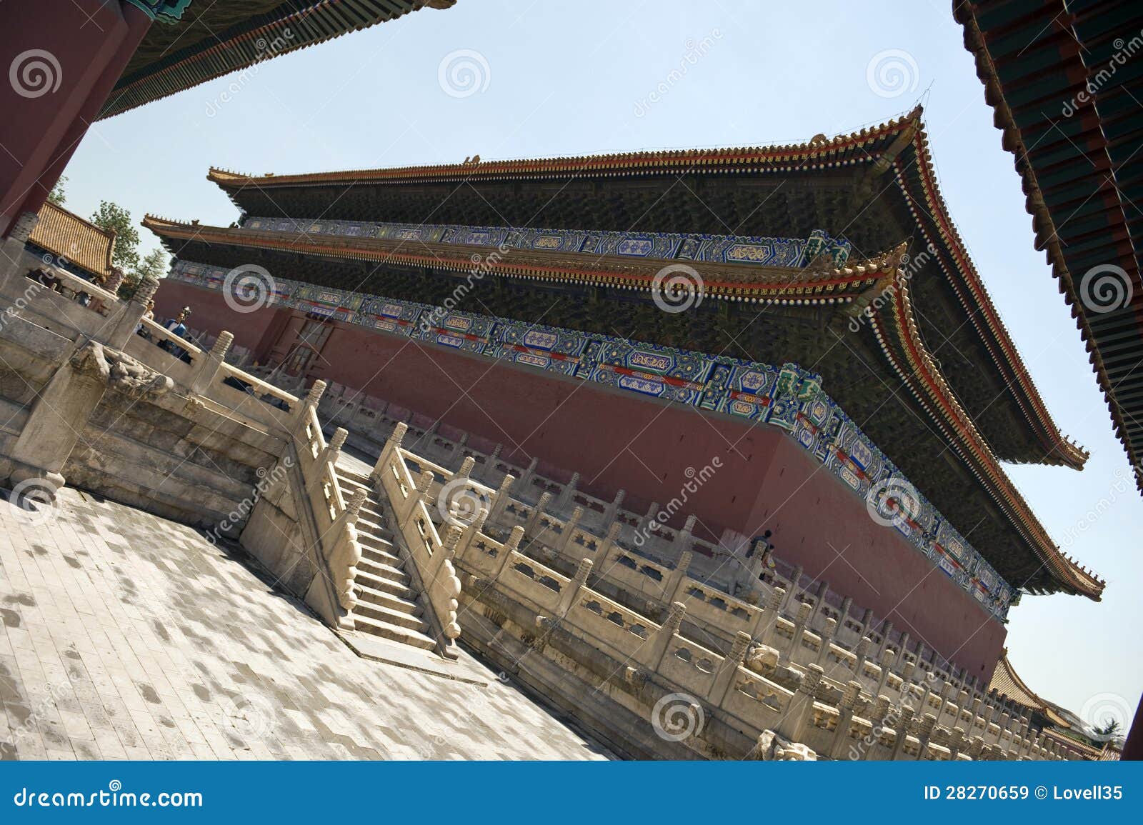 Forbidden city building stock image. Image of courtyard - 28270659