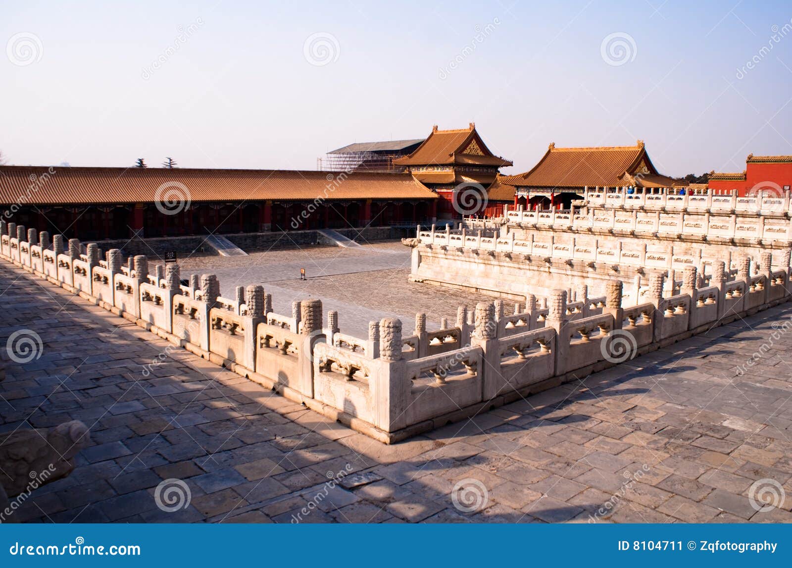 The Forbidden City Inside Square Stock Image - Image of structure ...