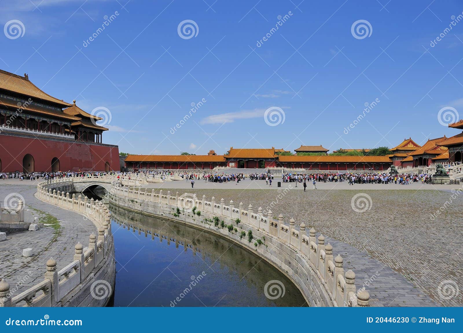 The Forbidden City and River Editorial Image - Image of asia, baluster ...