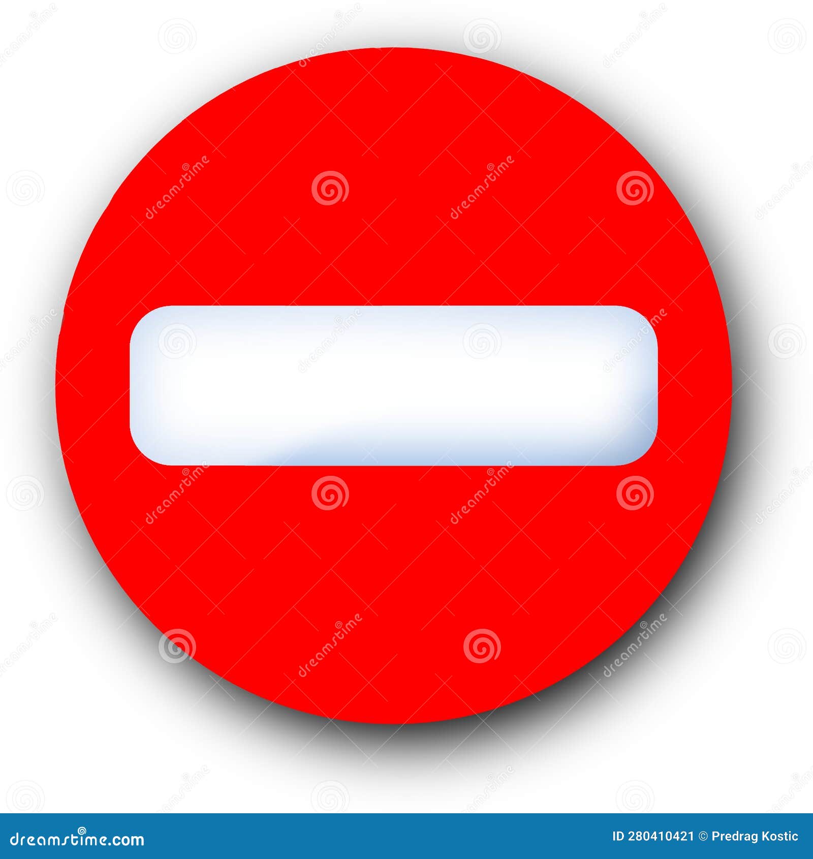 Forbidden direction icon stock illustration. Illustration of ...