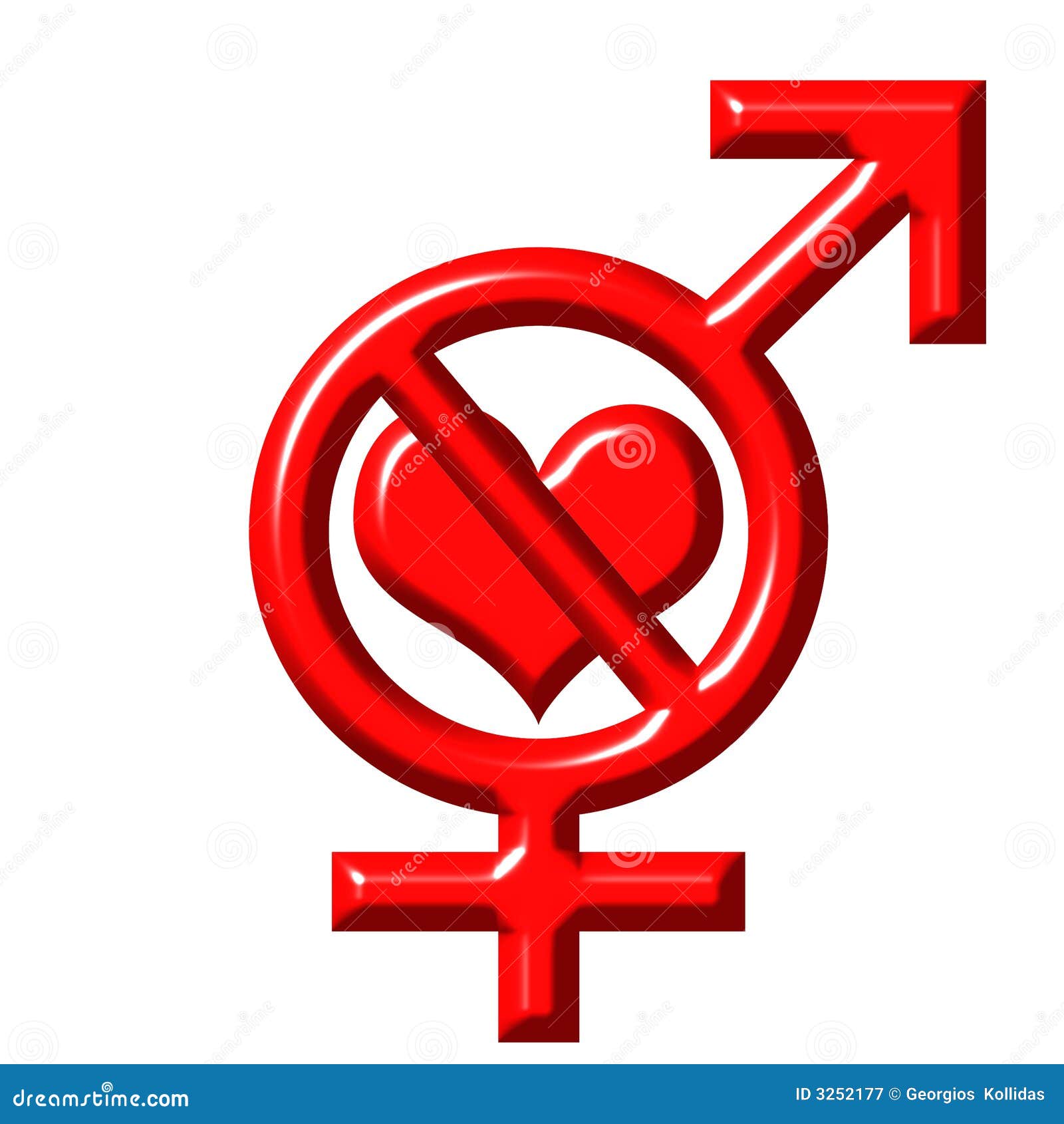 Forbidden Love Between Man And Woman Royalty-Free Cartoon ...