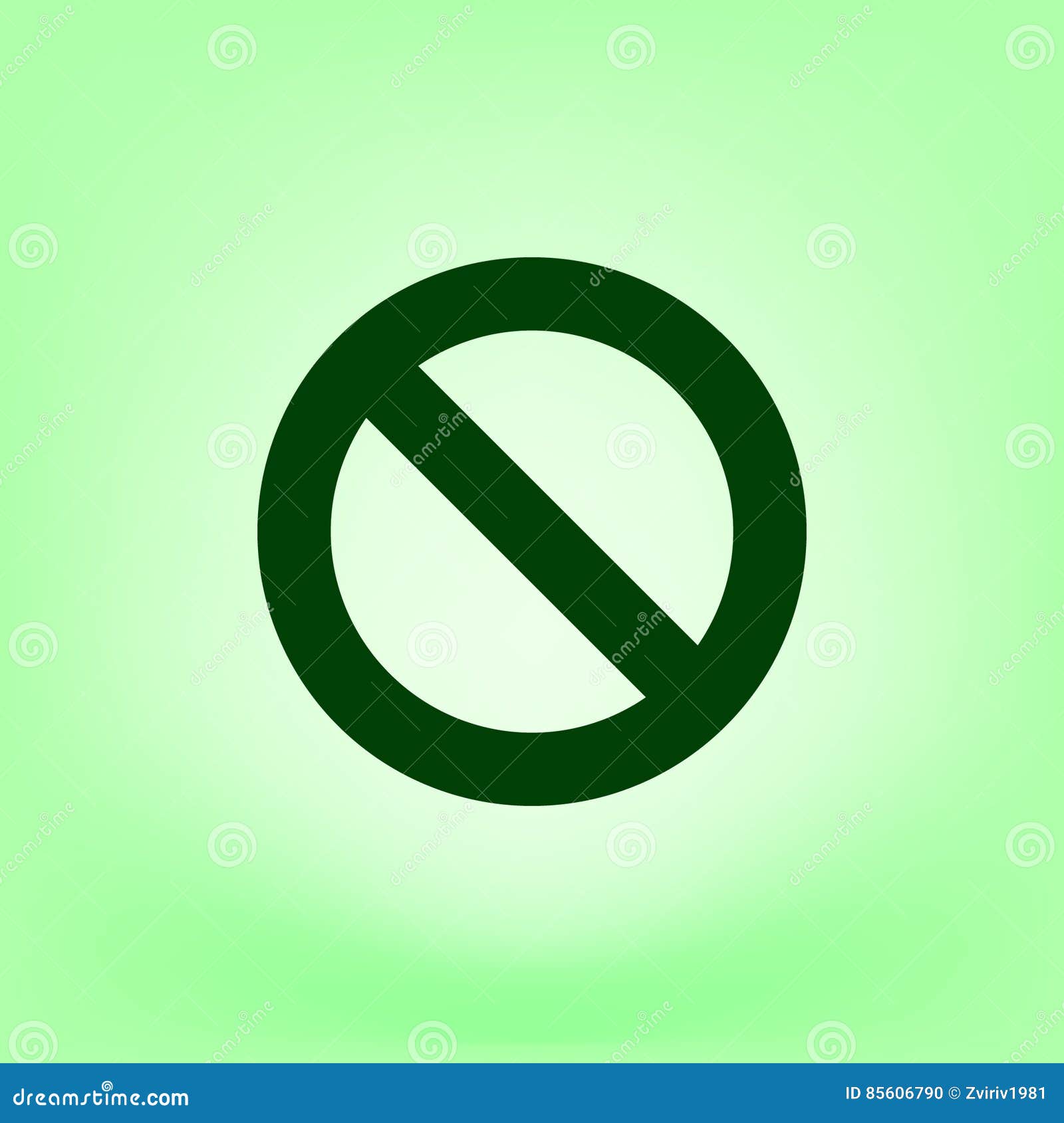 Forbidden sign isolated stock illustration. Illustration of addiction ...