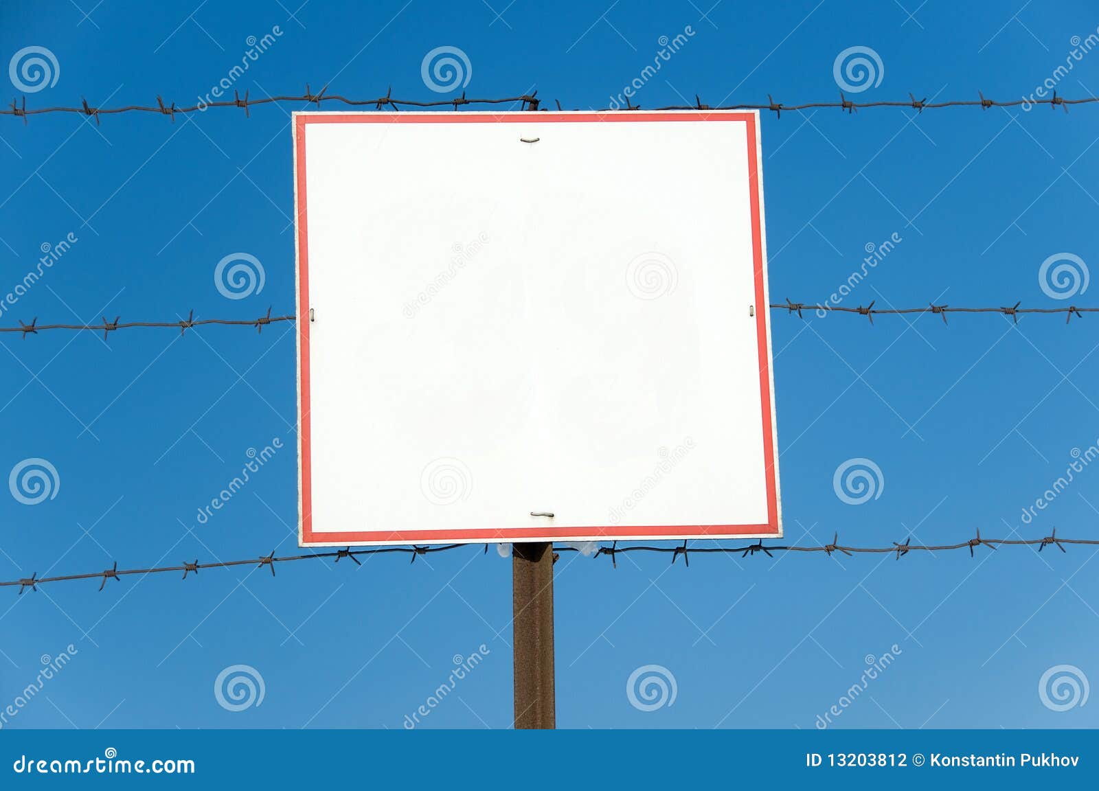 Forbidden signboard stock photo. Image of square, threat - 13203812