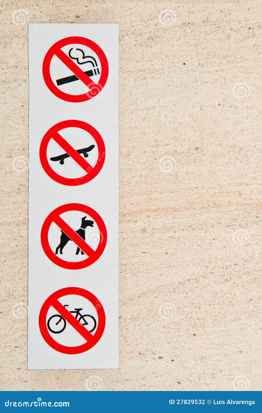 Forbidden signs stock photo. Image of notice, prohibited - 27829532