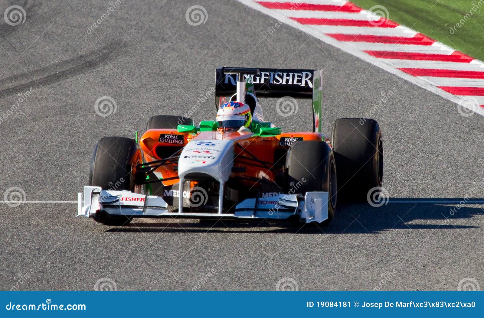 Force India editorial photo. Image of race, grand, curve - 19084181