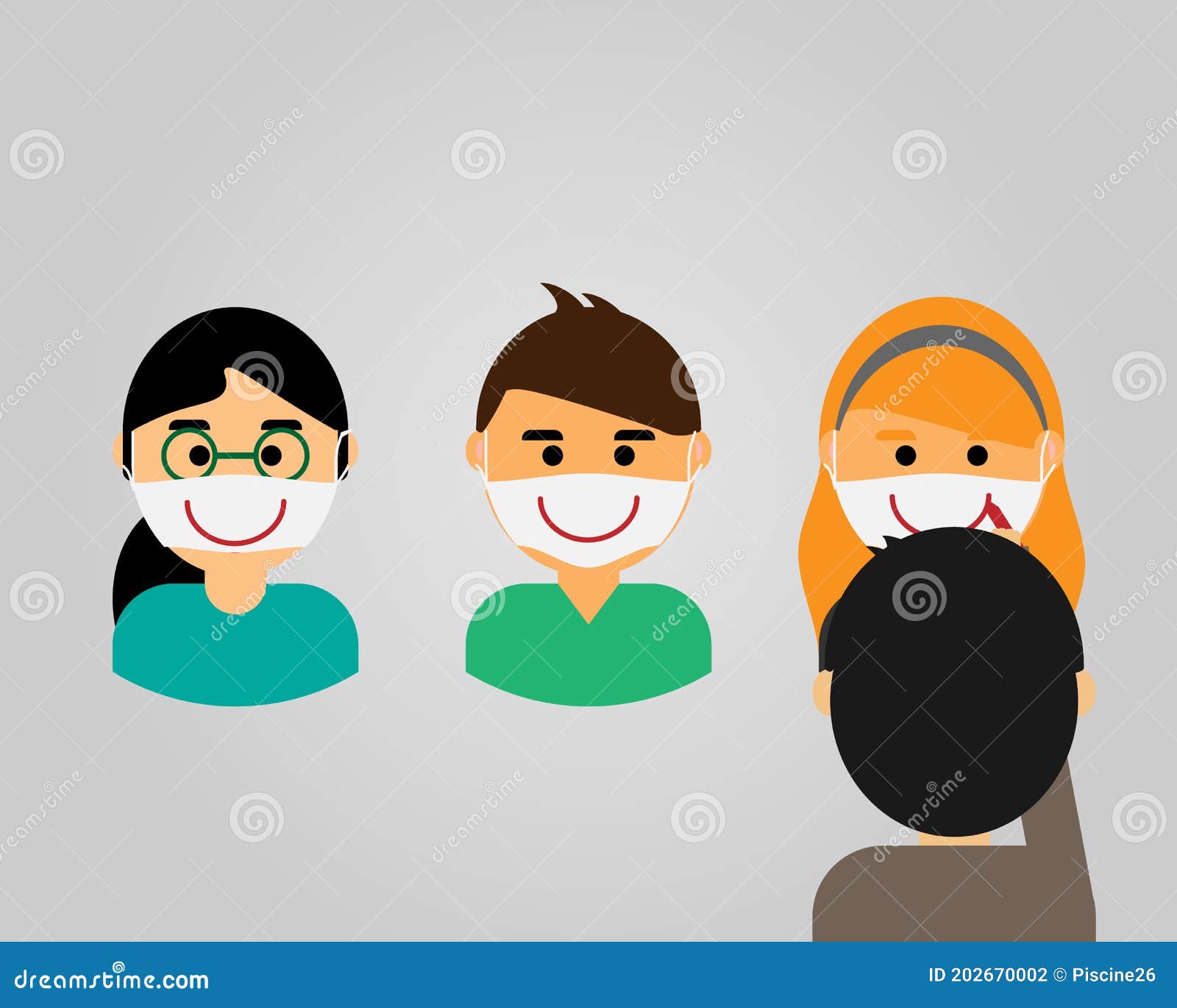 Force To Have Fake Smile while Working Vector Stock Vector ...