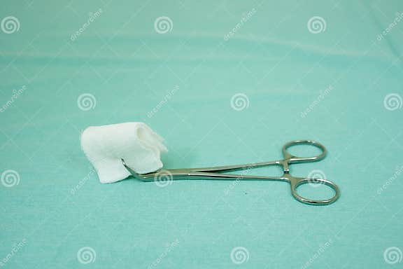 Forceps stock image. Image of gauze, surgery, theater - 7501889