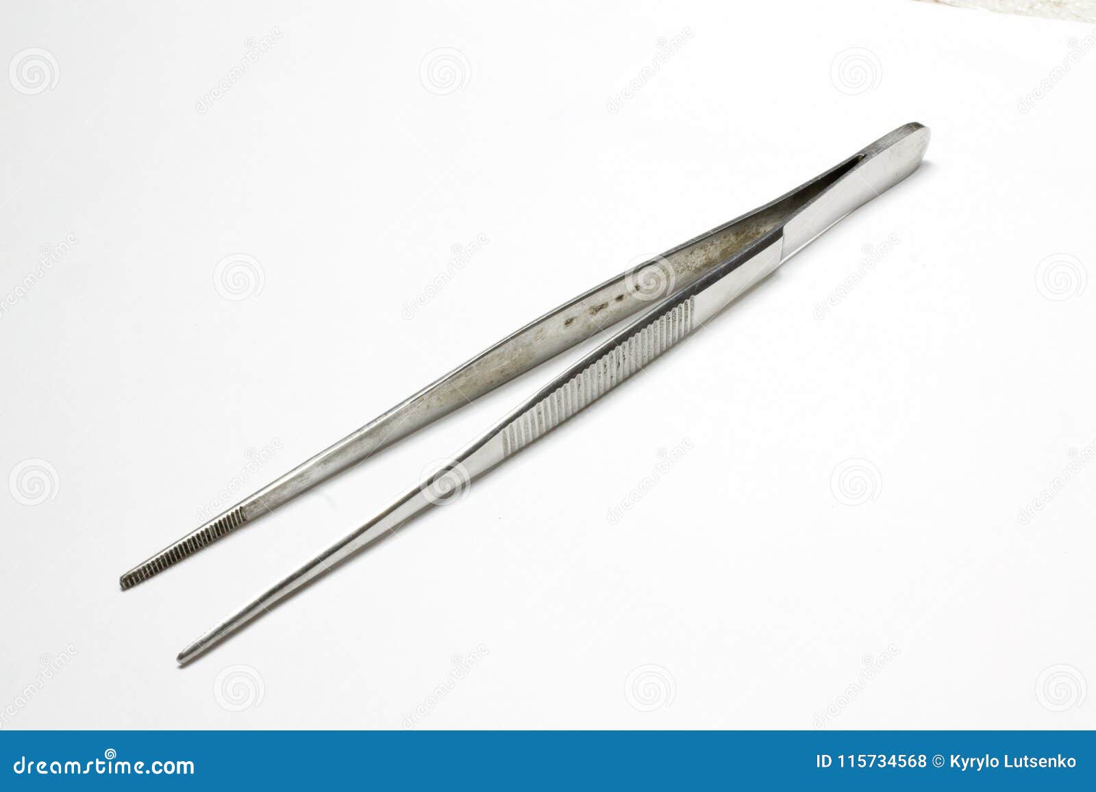 Forceps Close Up on White Background Stock Photo - Image of health ...