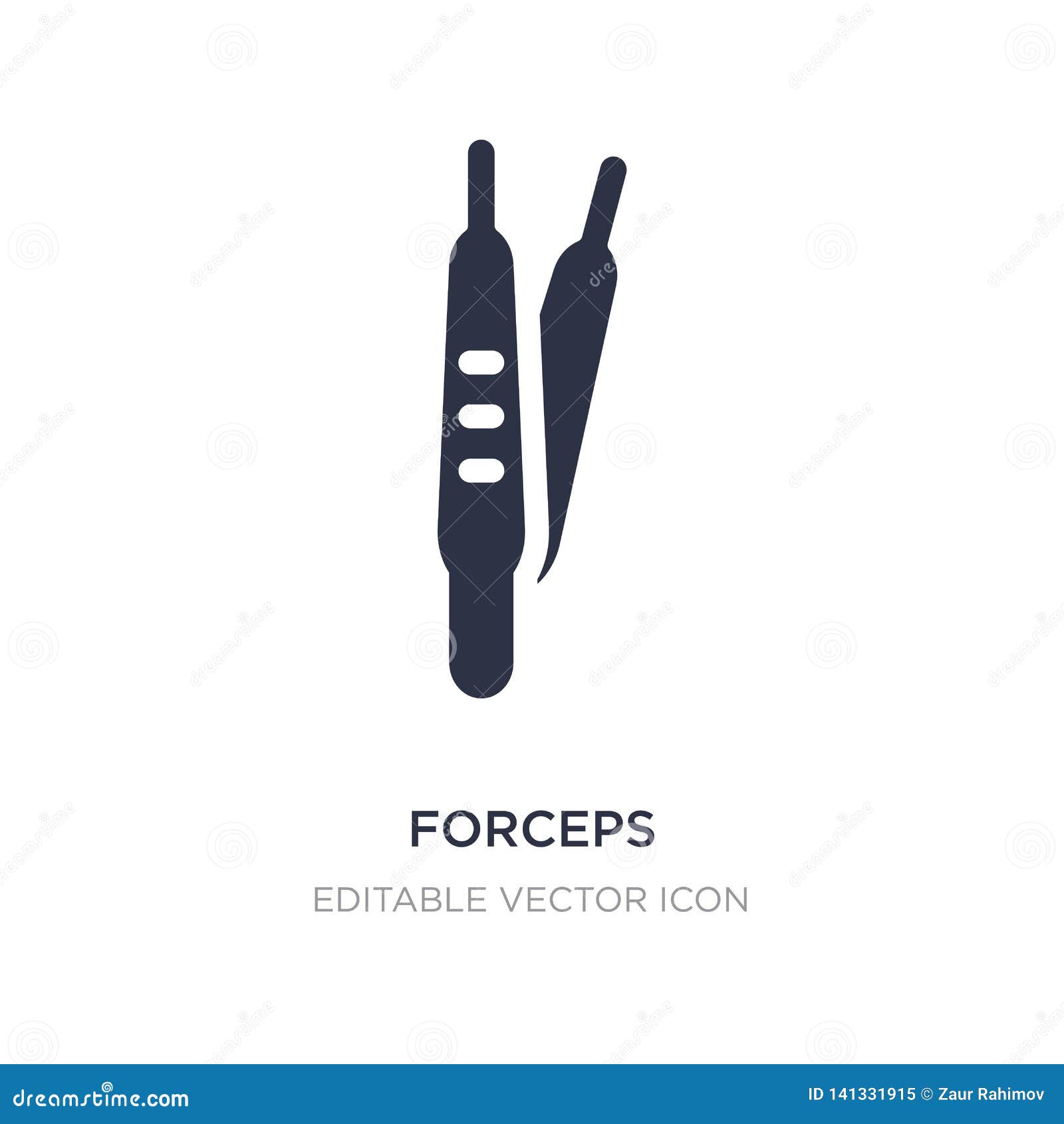 Forceps Icon on White Background. Simple Element Illustration from ...