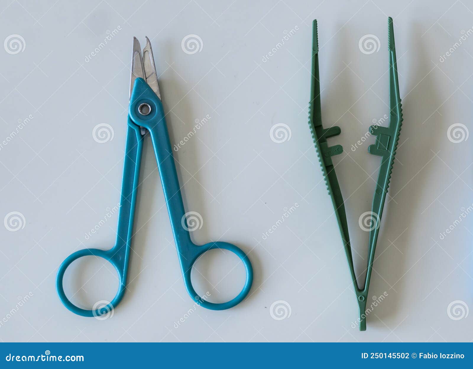 Forceps and Scissors for Removing Surgical Pins. Stock Photo - Image of ...